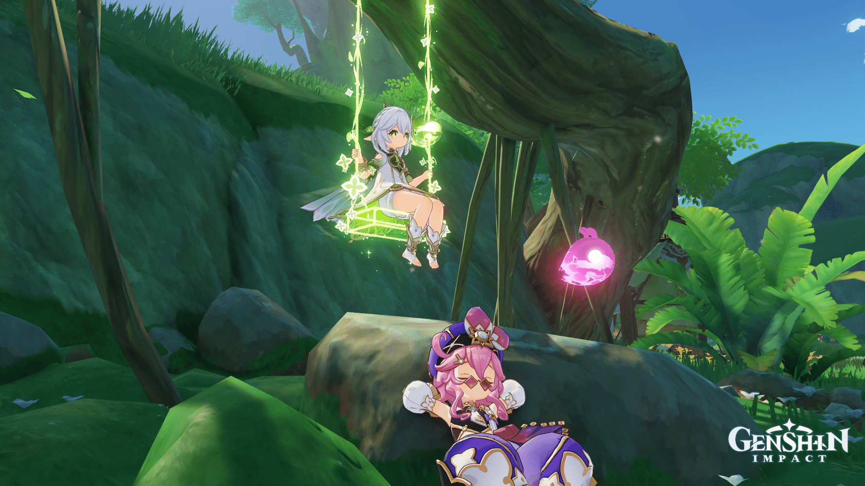 Nahida and Dori enjoying life Genshin Impact | HoYoLAB