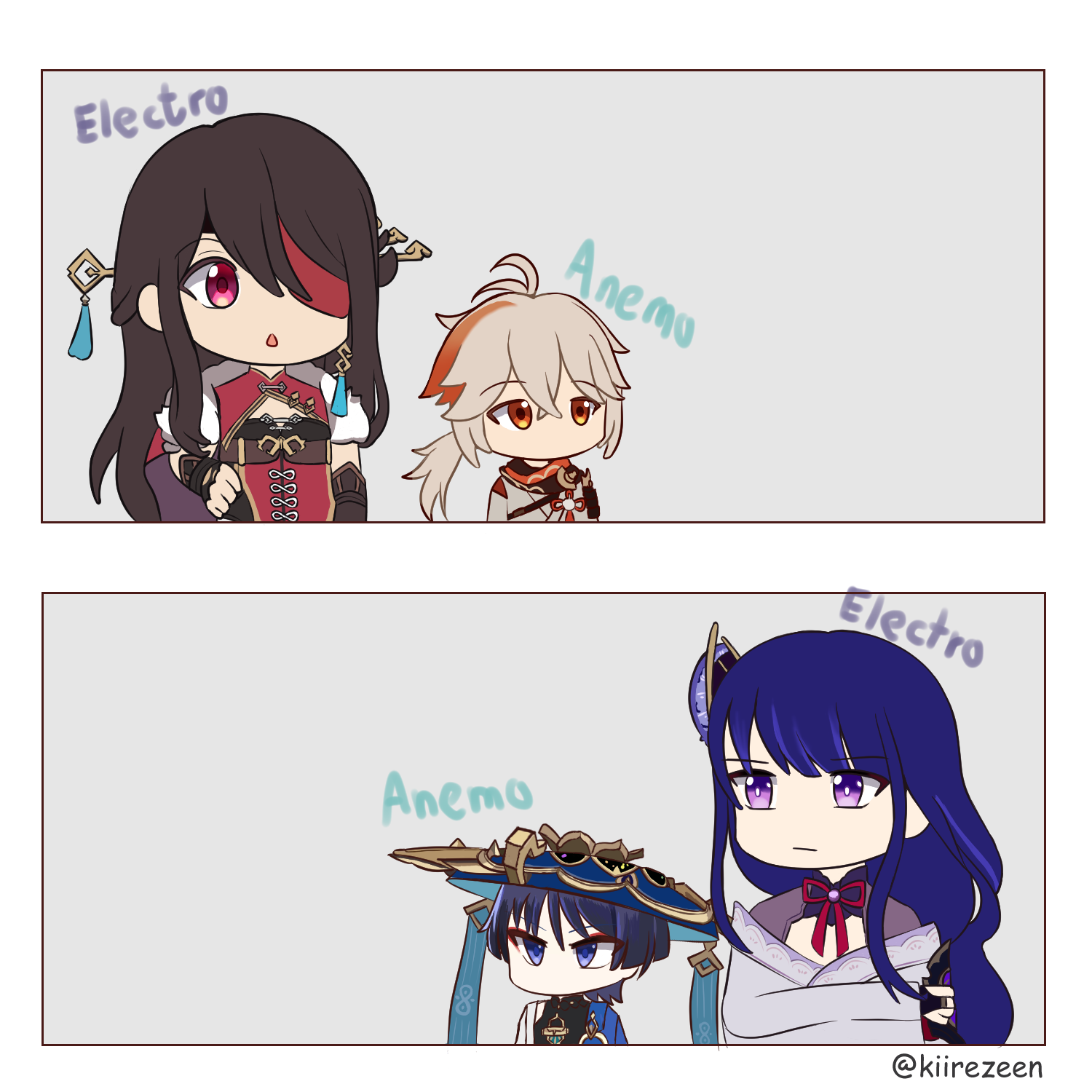 Electro moms with their anemo sons Genshin Impact | HoYoLAB