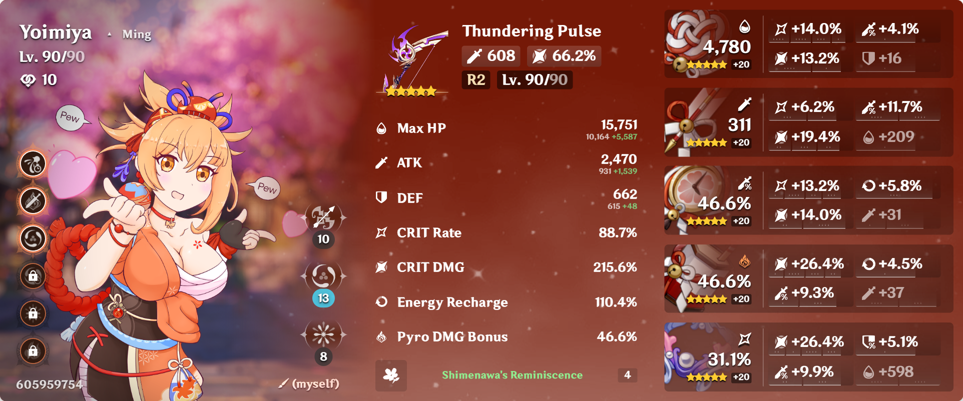 Got C3R2 Yoimiya Genshin Impact | HoYoLAB