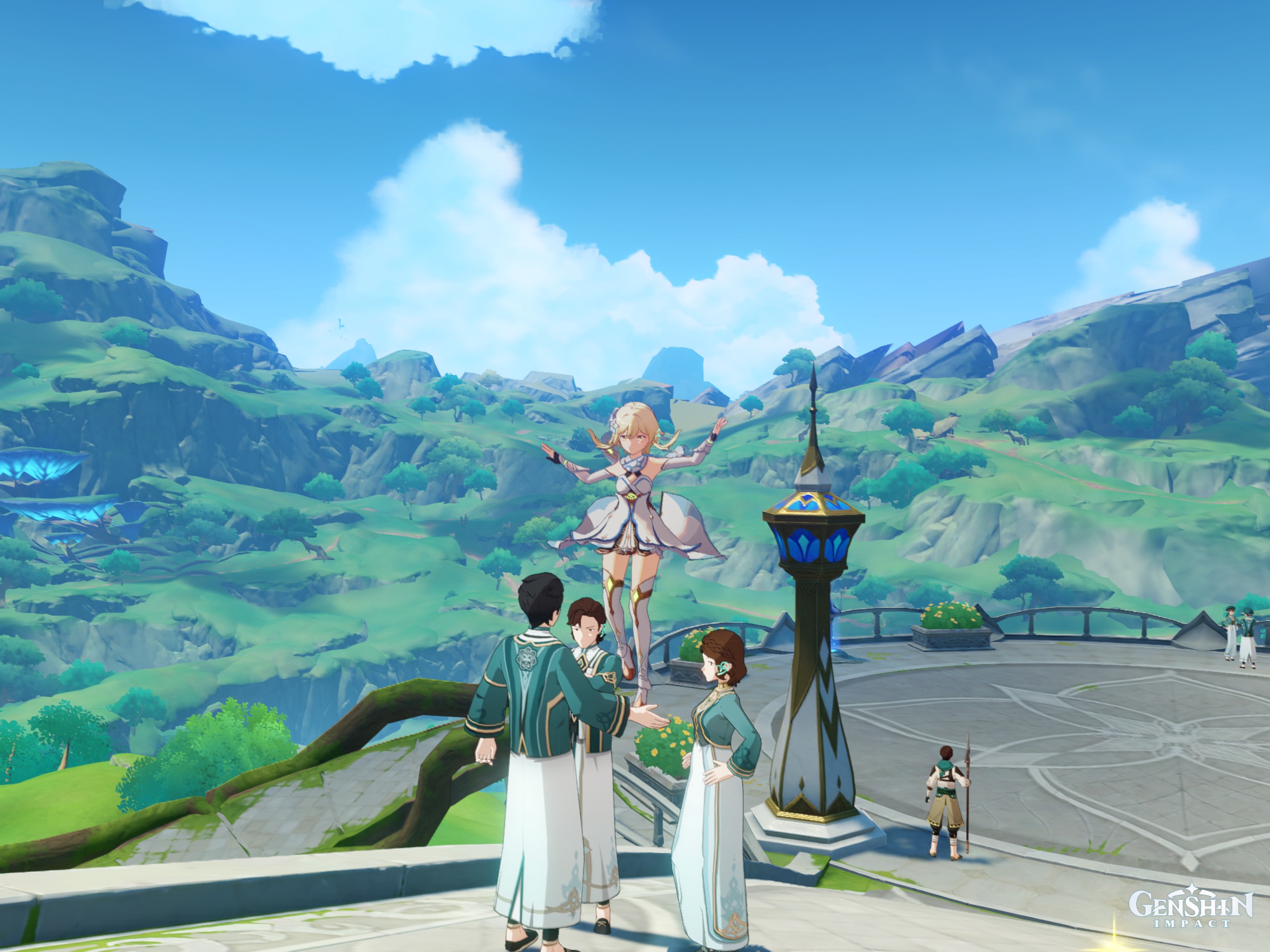 Lumine as a cheerleader~ Genshin Impact | HoYoLAB