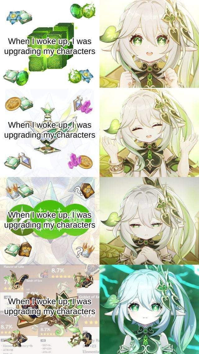 It was... It was my character upgrading... Genshin Impact | HoYoLAB