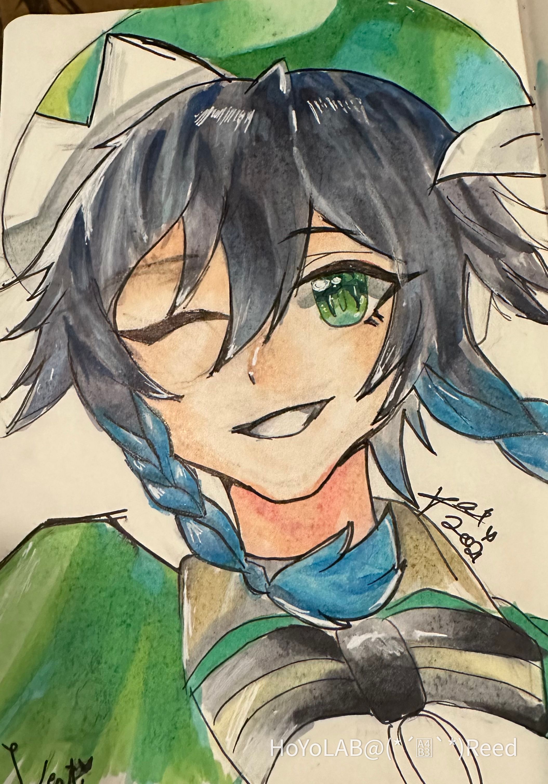 Venti Fanart Genshin Impact | HoYoLAB