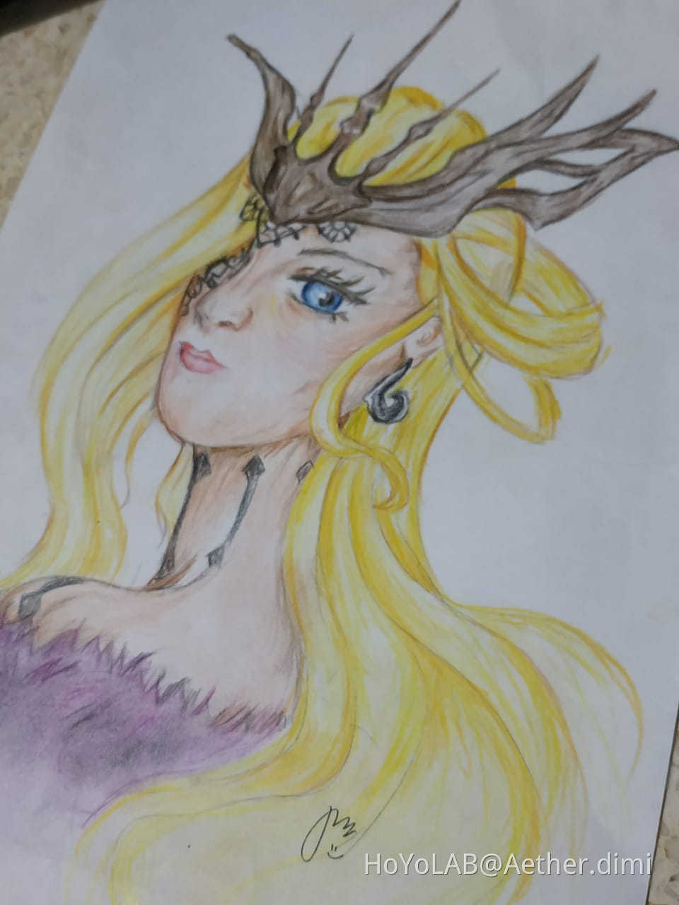 Signora fanart Genshin Impact | HoYoLAB
