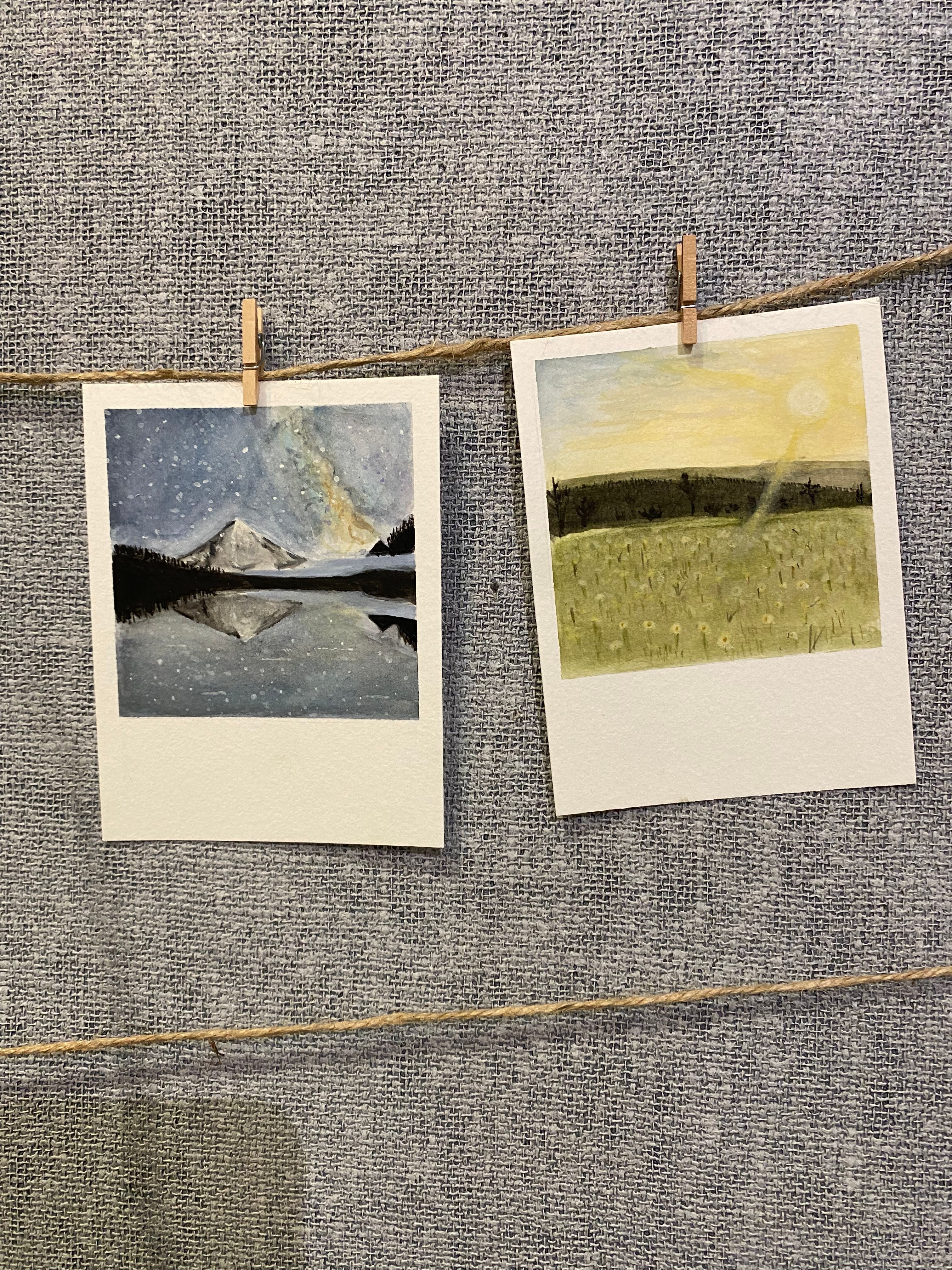 Watercolor Polaroids Genshin Impact | HoYoLAB