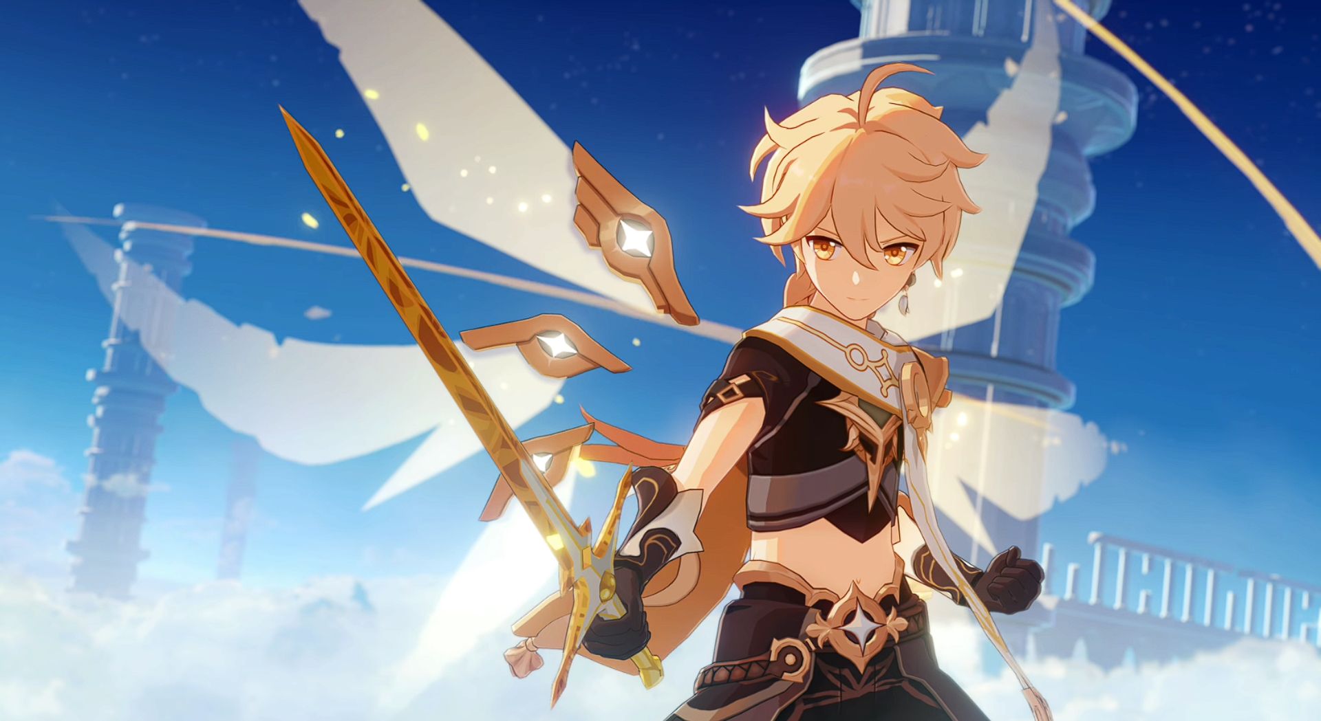 Aether’s sword (from google) Genshin Impact | HoYoLAB