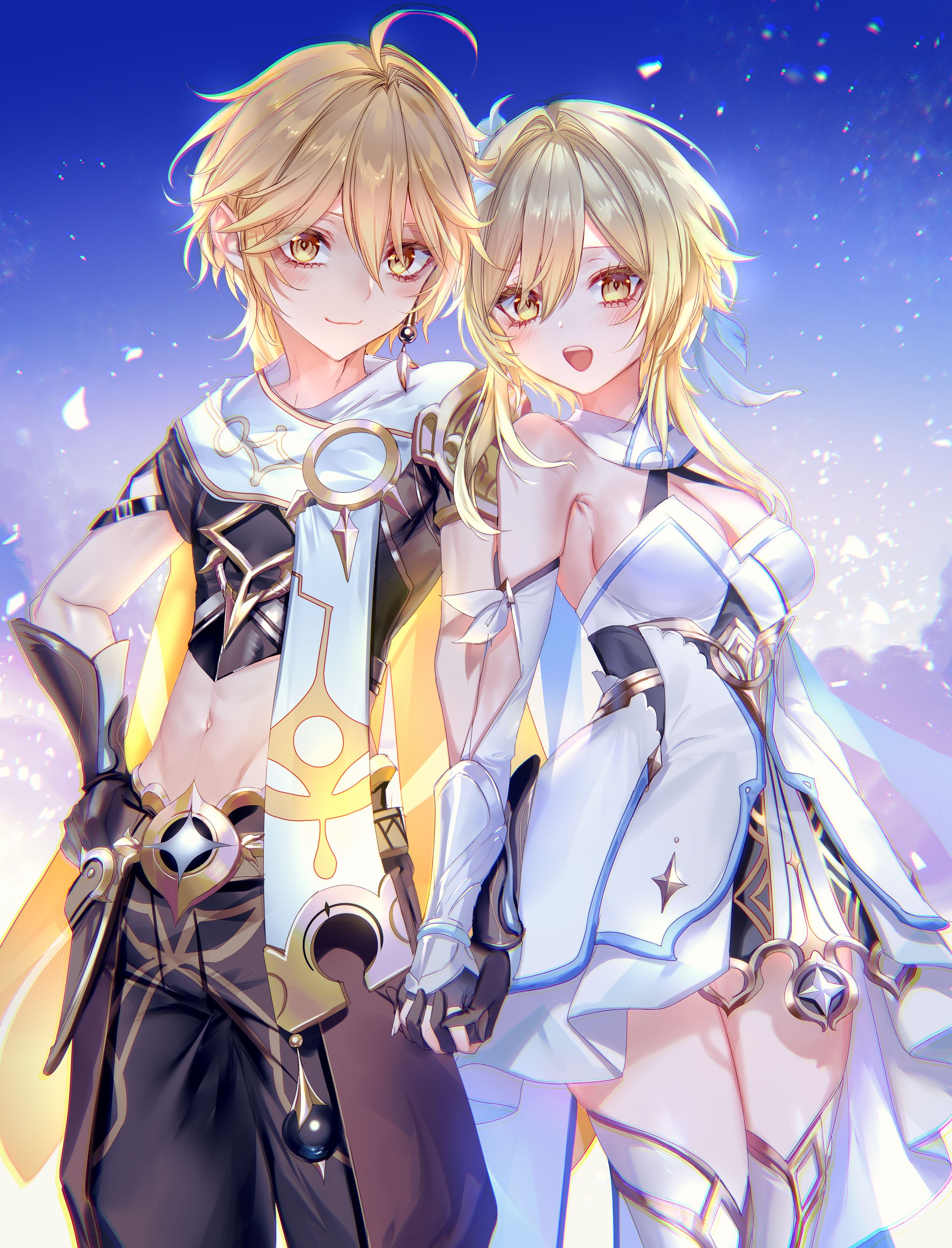 Lumine and Aether :) Genshin Impact | HoYoLAB