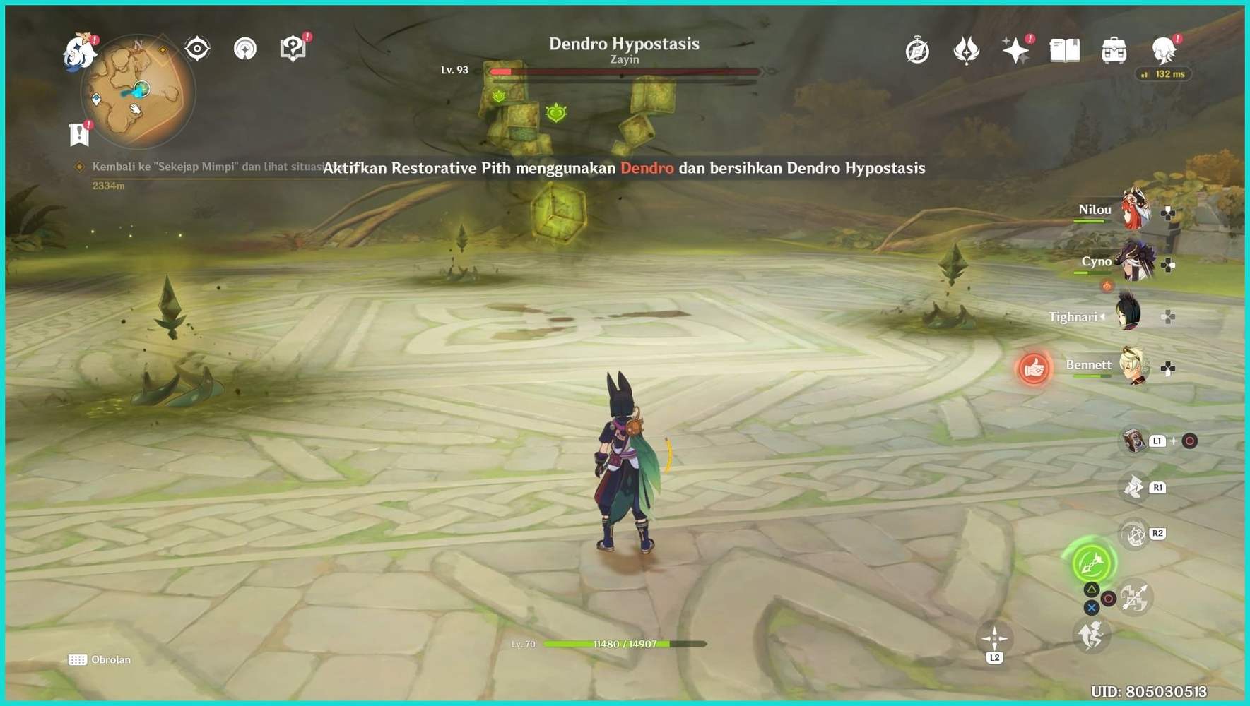 [V3.2] Hidden Achievement Normal Boss : Dendro Hypostasis | Genshin ...