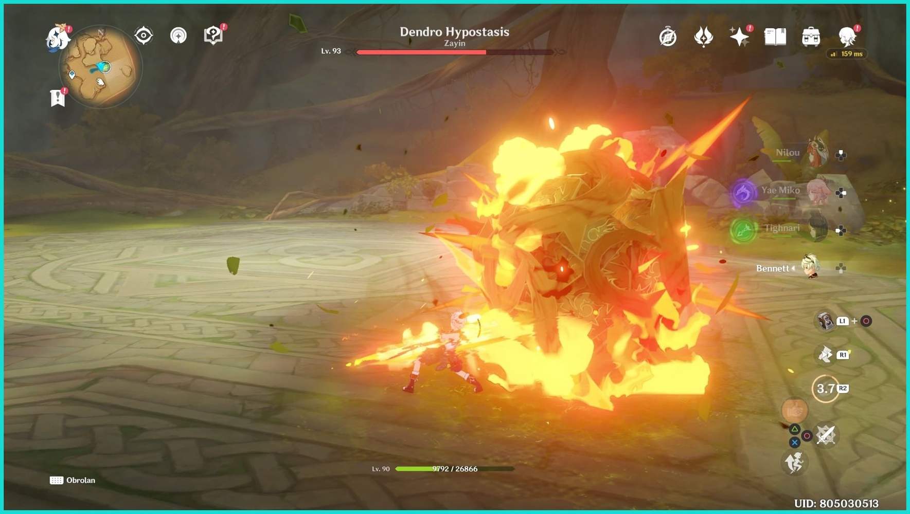 [V3.2] Hidden Achievement Normal Boss : Dendro Hypostasis | Genshin ...