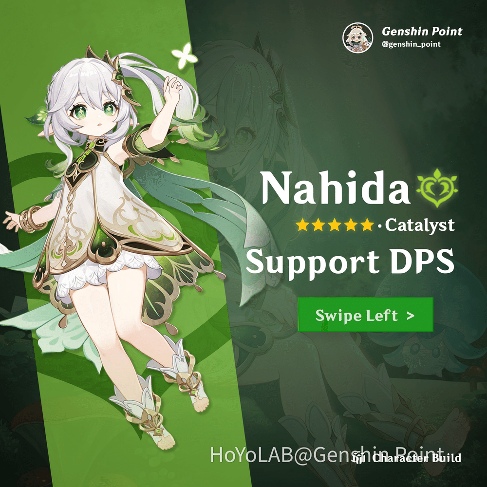 Nahida - Support DPS Build Genshin Impact | HoYoLAB