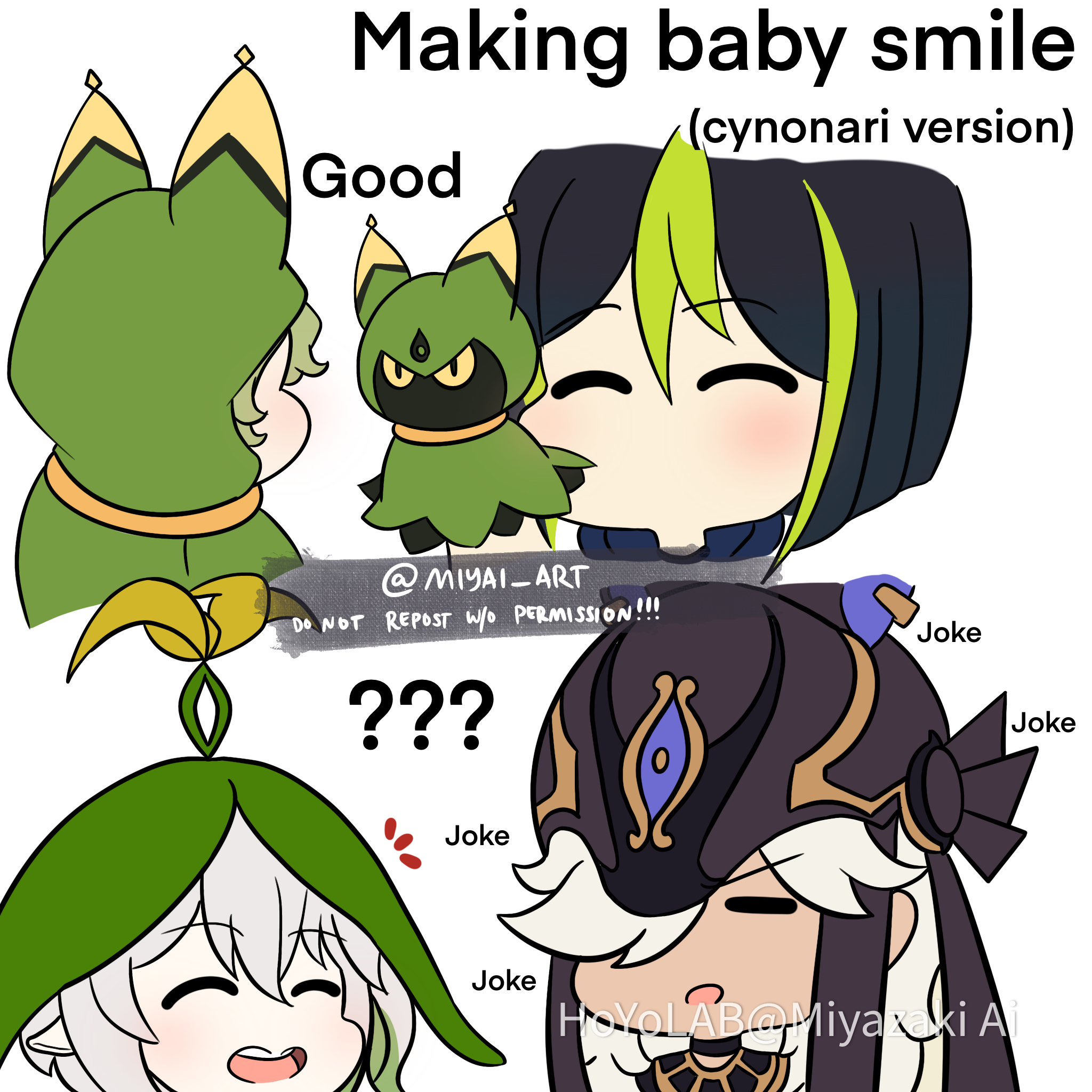 making baby smile (cynonari vers.) Genshin Impact | HoYoLAB