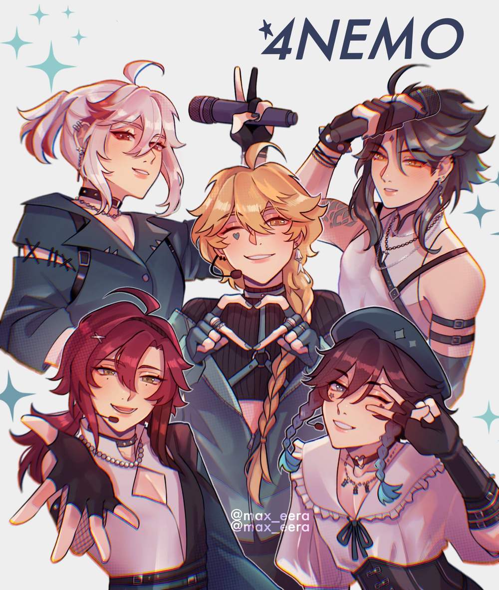 5wirl the idol anemo boy group! Genshin Impact | HoYoLAB