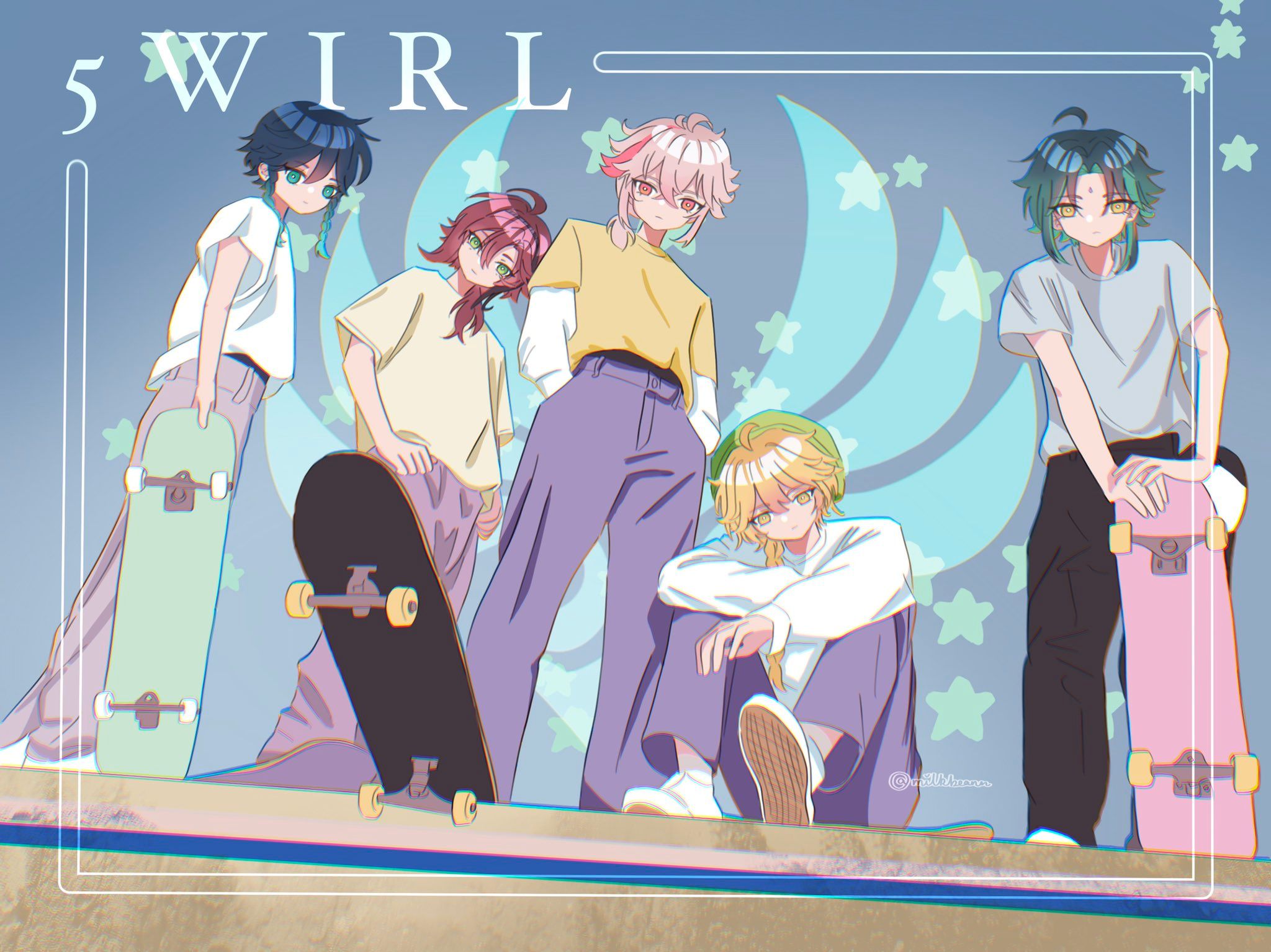 5wirl the idol anemo boy group! Genshin Impact | HoYoLAB