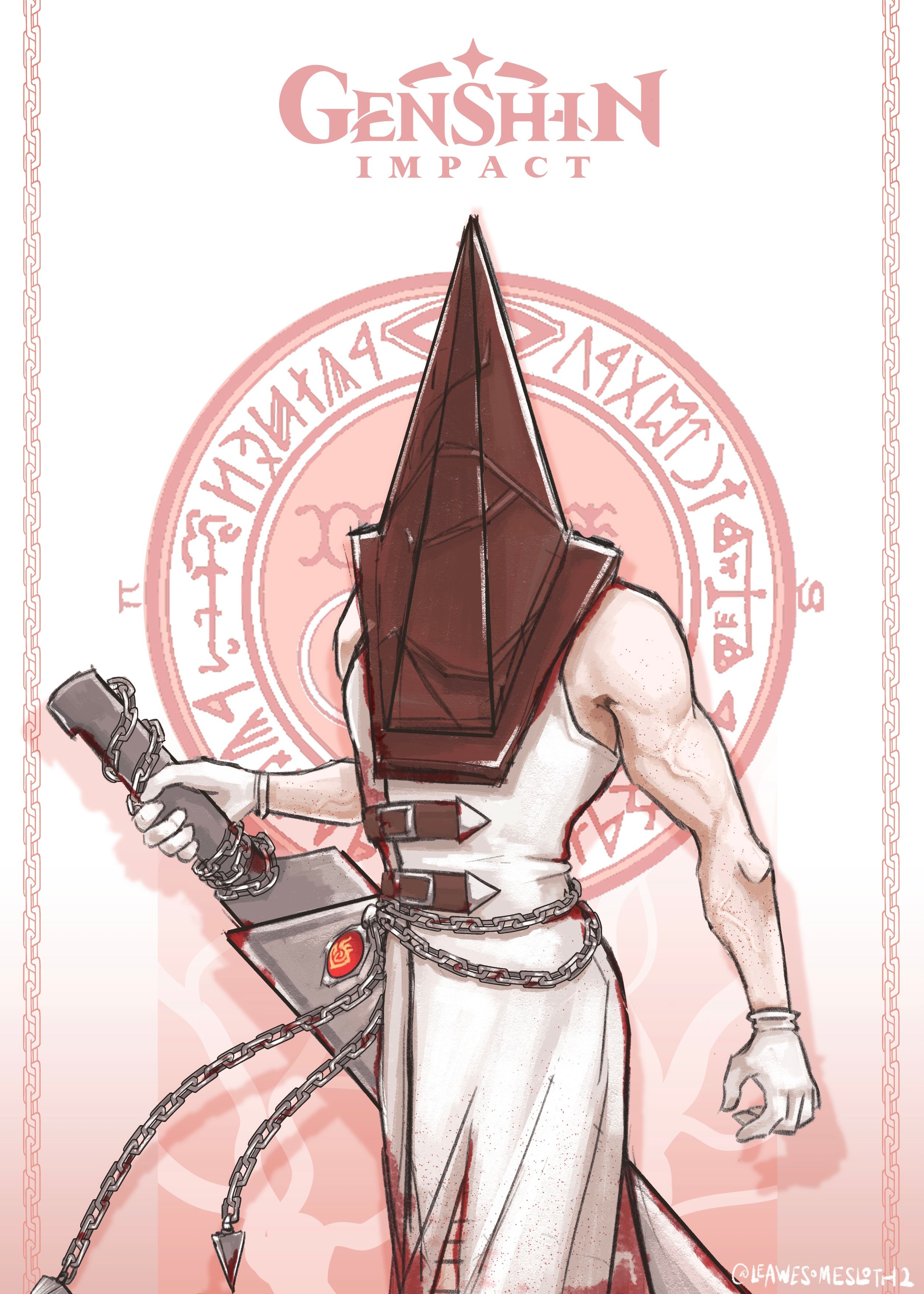 My Favorite Claymore User: Red Pyramid Thing Genshin Impact | HoYoLAB