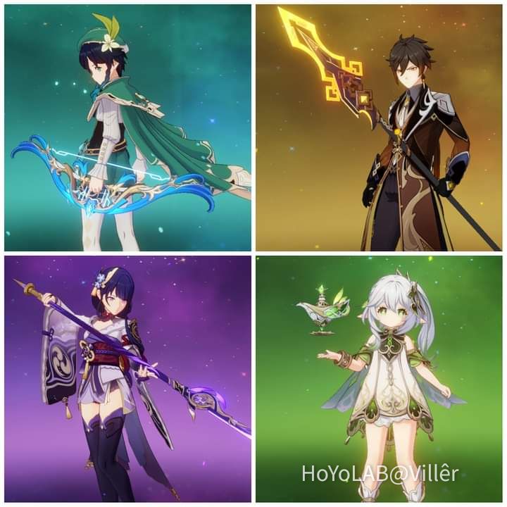 Squad of gods 🙏 Genshin Impact | HoYoLAB