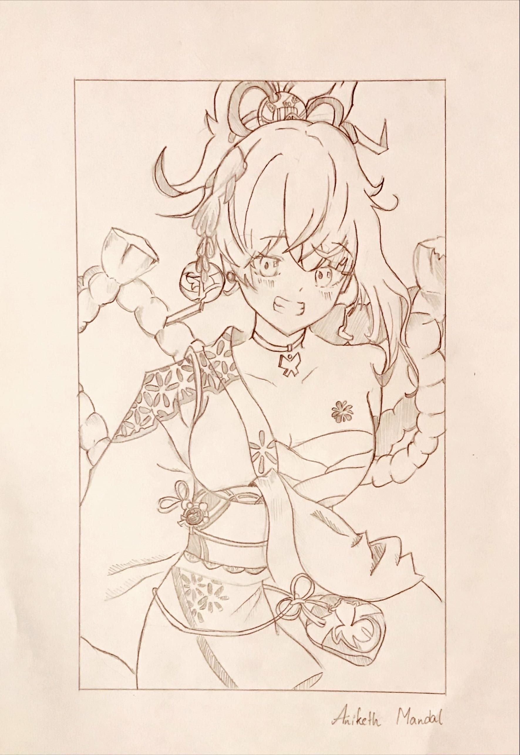 yoimiya artwork Genshin Impact | HoYoLAB