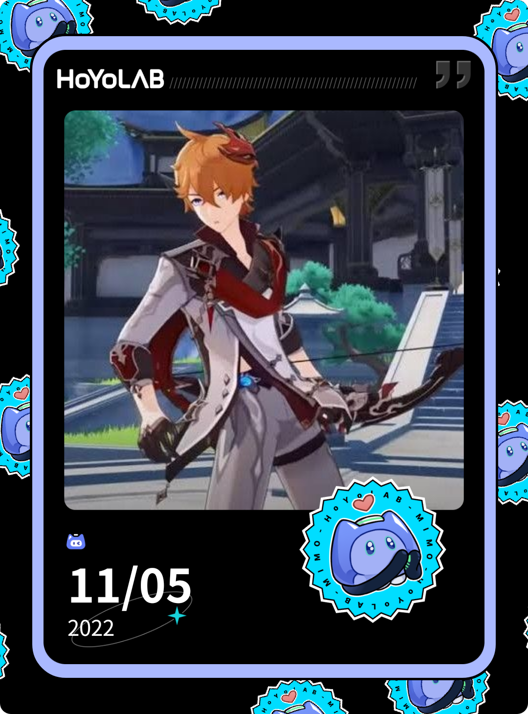 11/05 Diary -# My Character Building Diary | HoYoLAB