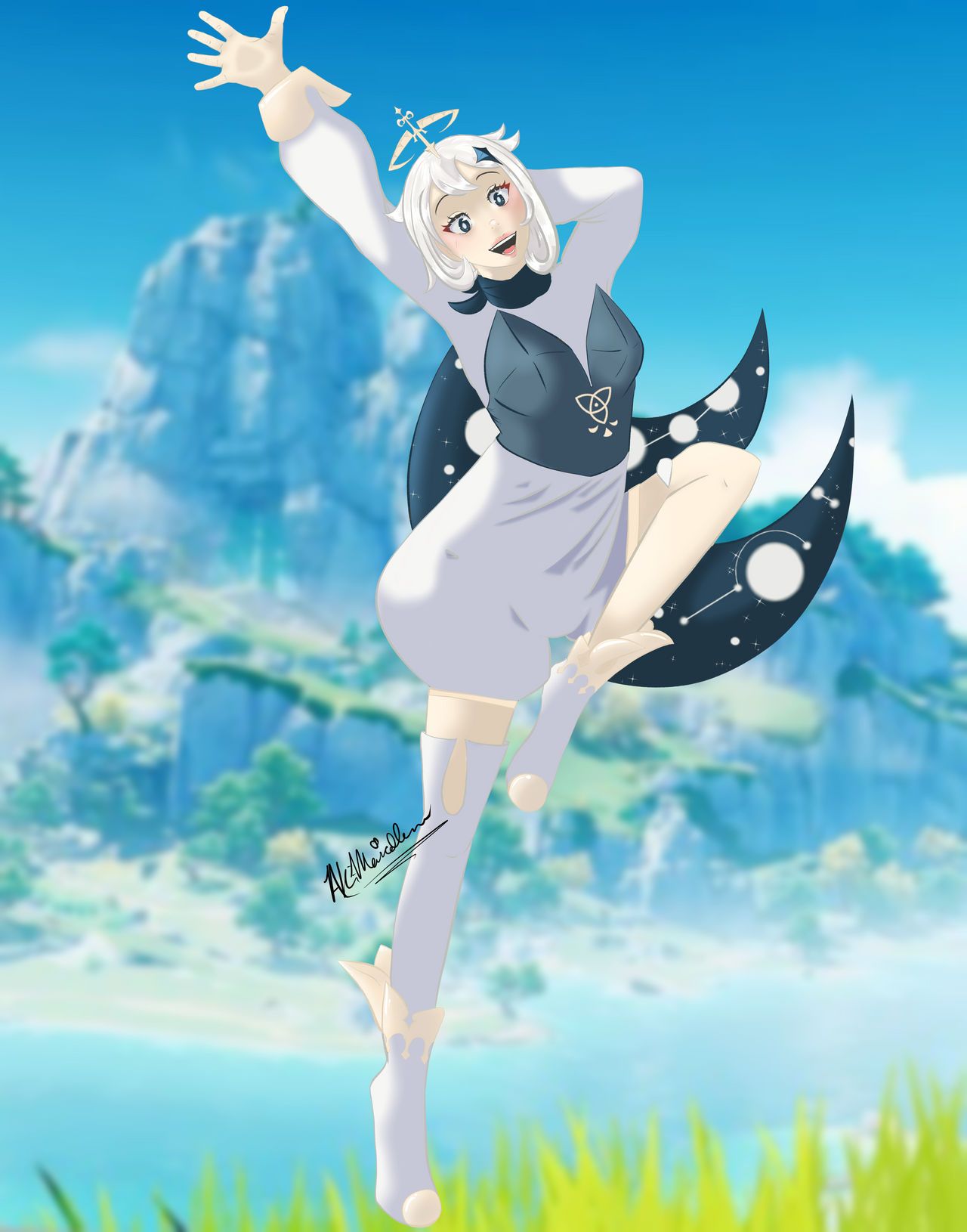 Paimon in my style Genshin Impact | HoYoLAB