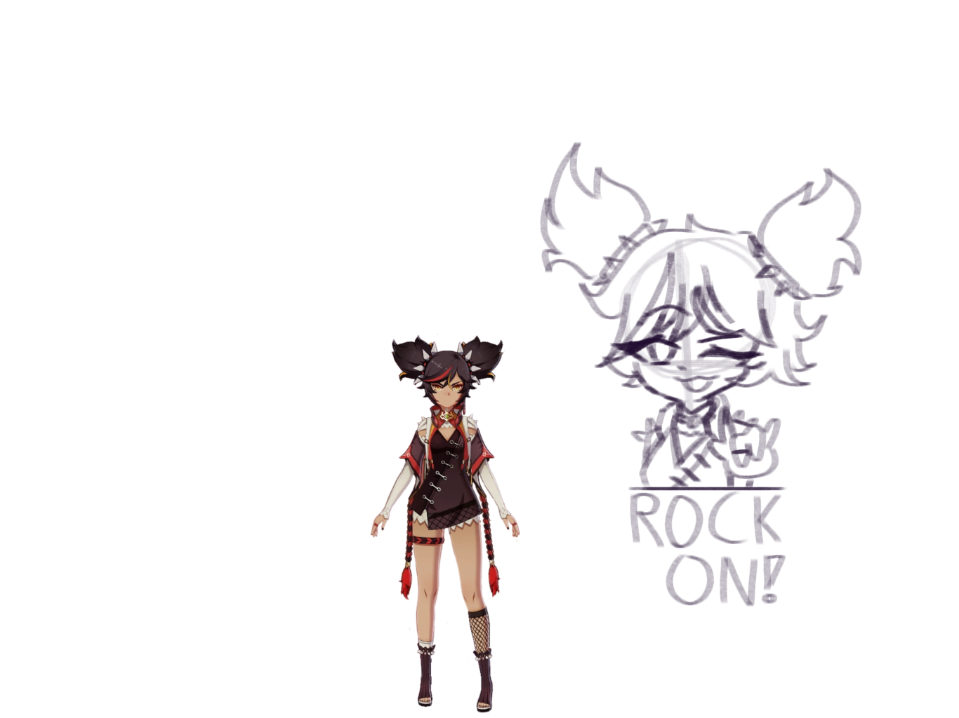 Making xinyan Sticker Genshin Impact | HoYoLAB