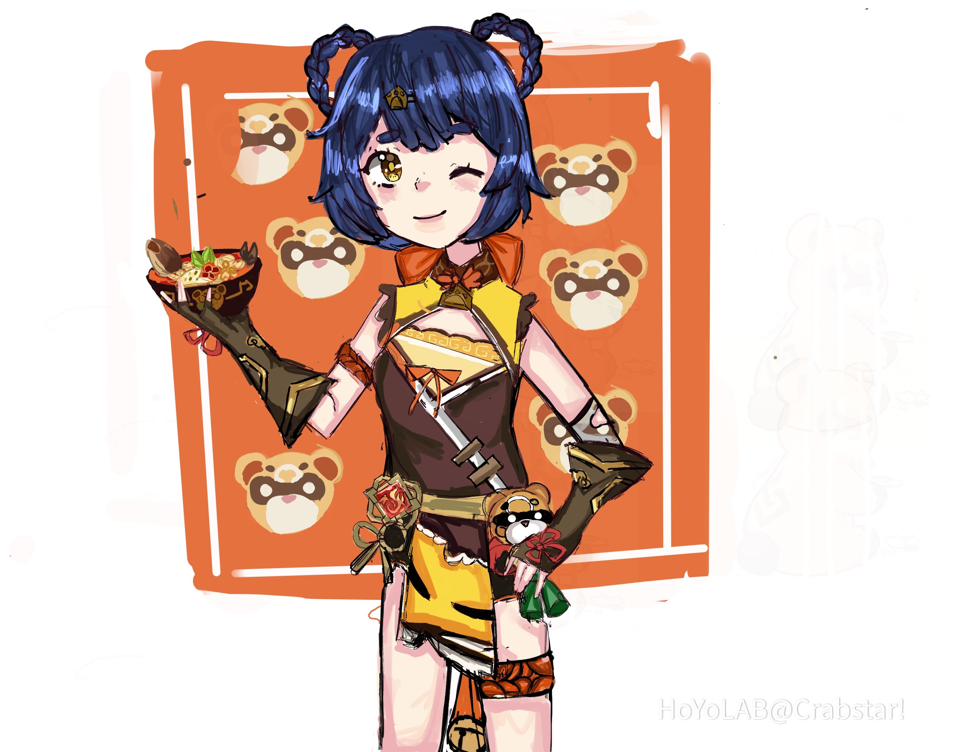 Happy Super Late Birthday, Xiangling! Genshin Impact | HoYoLAB