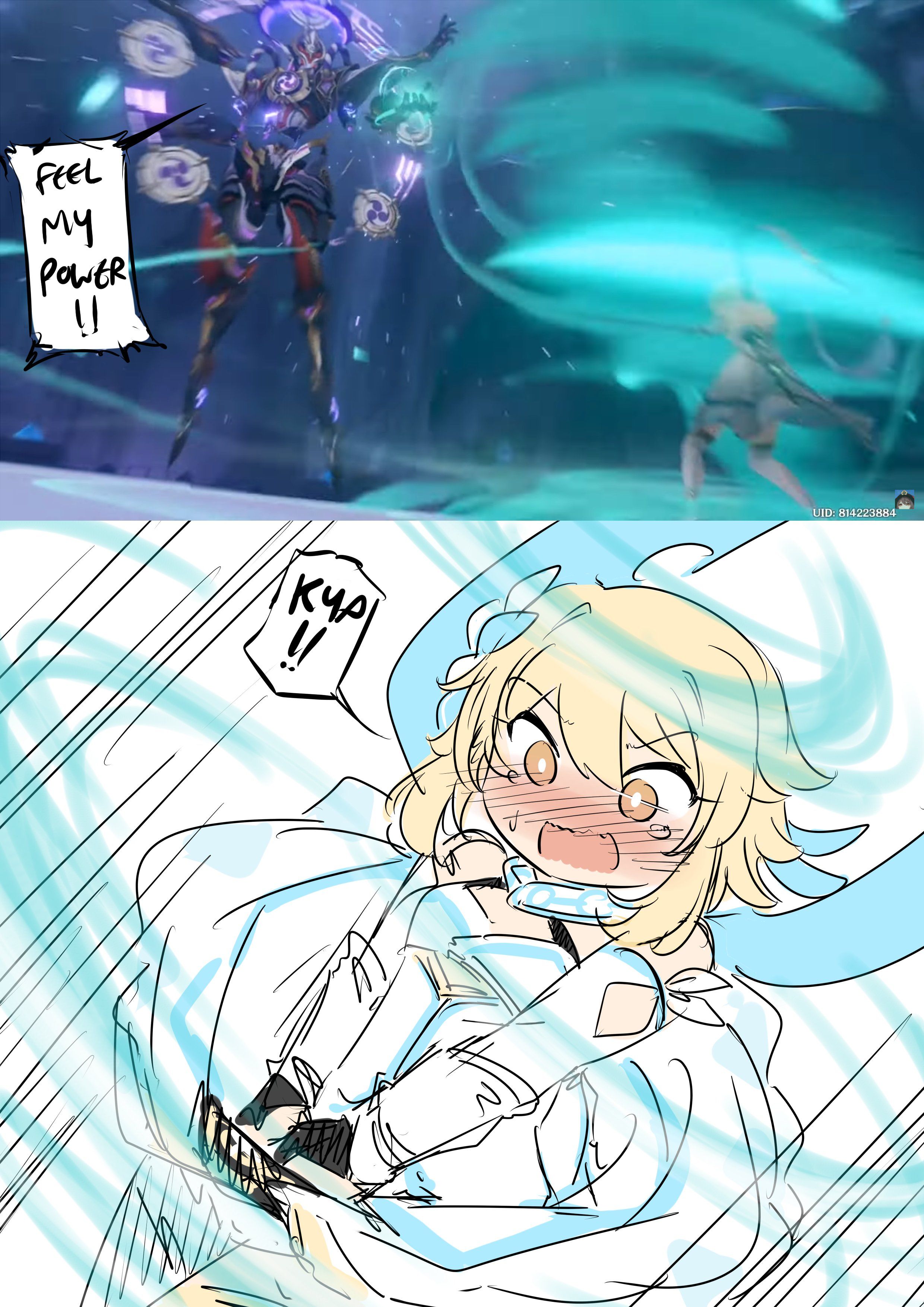 kyaaa~ Wanderer NOOO!! >///