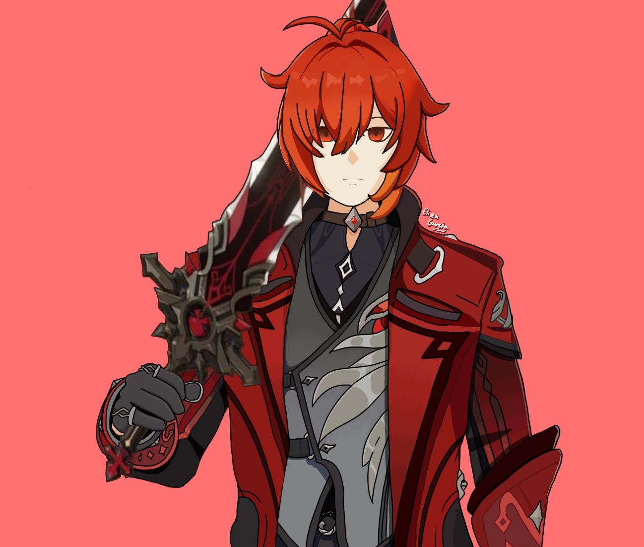 I tried digital art Genshin Impact | HoYoLAB