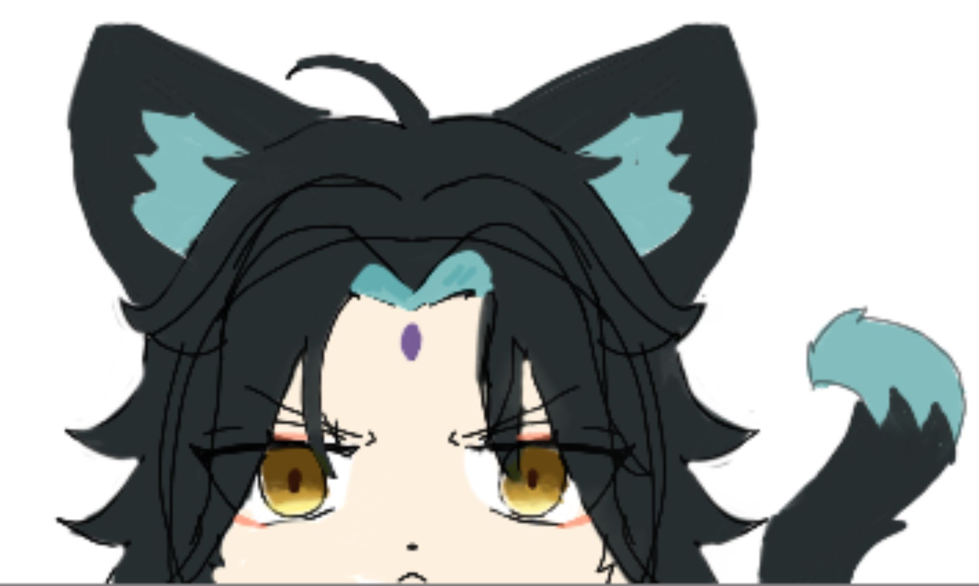 Drawing cat Xiao Genshin Impact | HoYoLAB