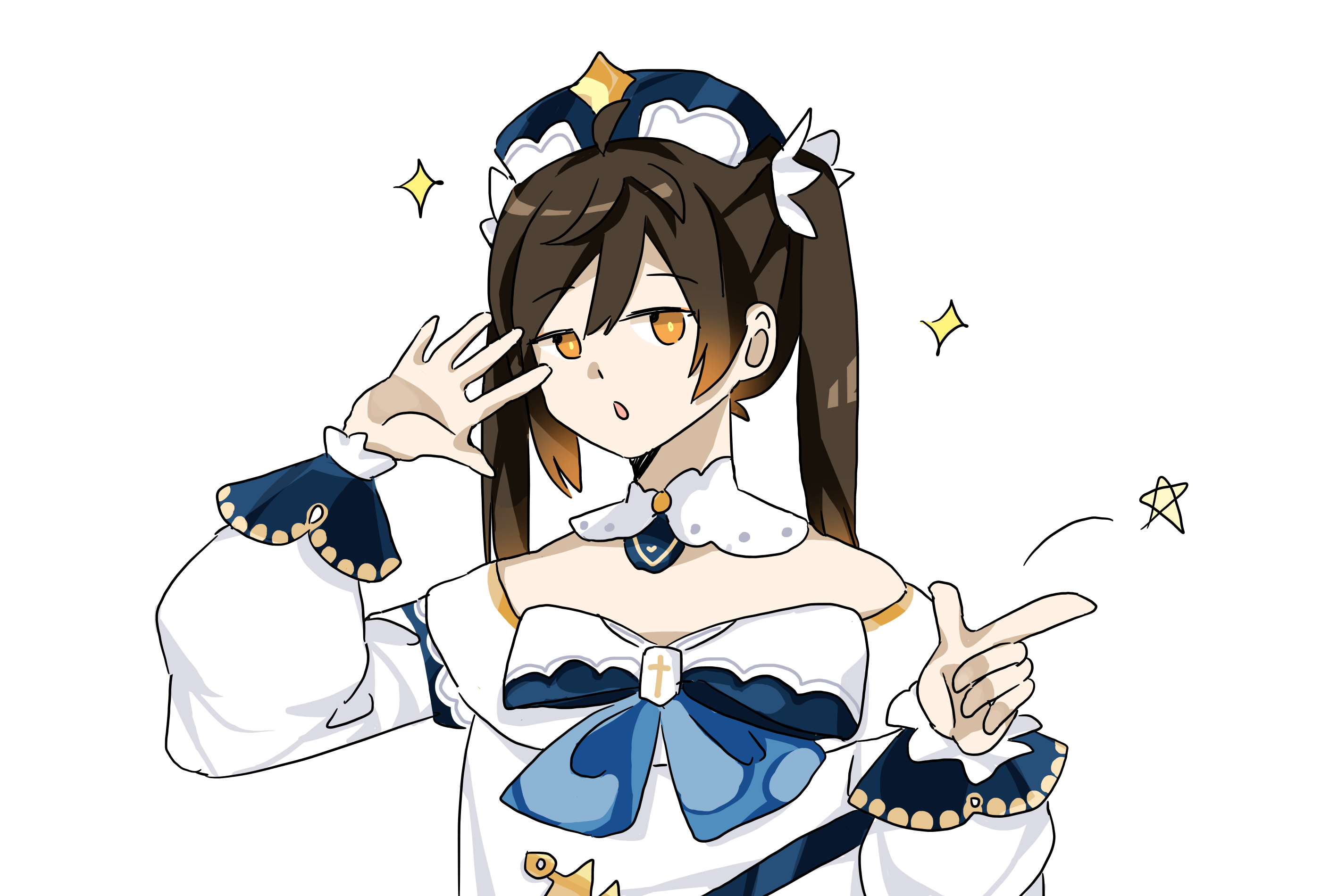 Zhongli in barbara outfit Genshin Impact | HoYoLAB