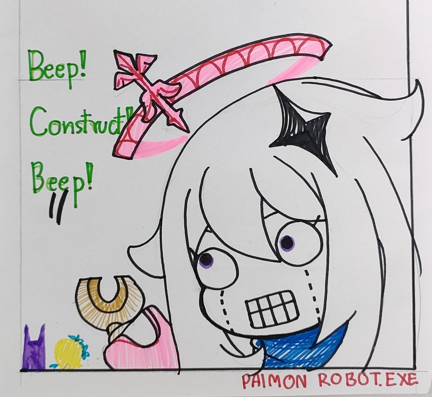 Pimon robot 🤖 Genshin Impact | HoYoLAB