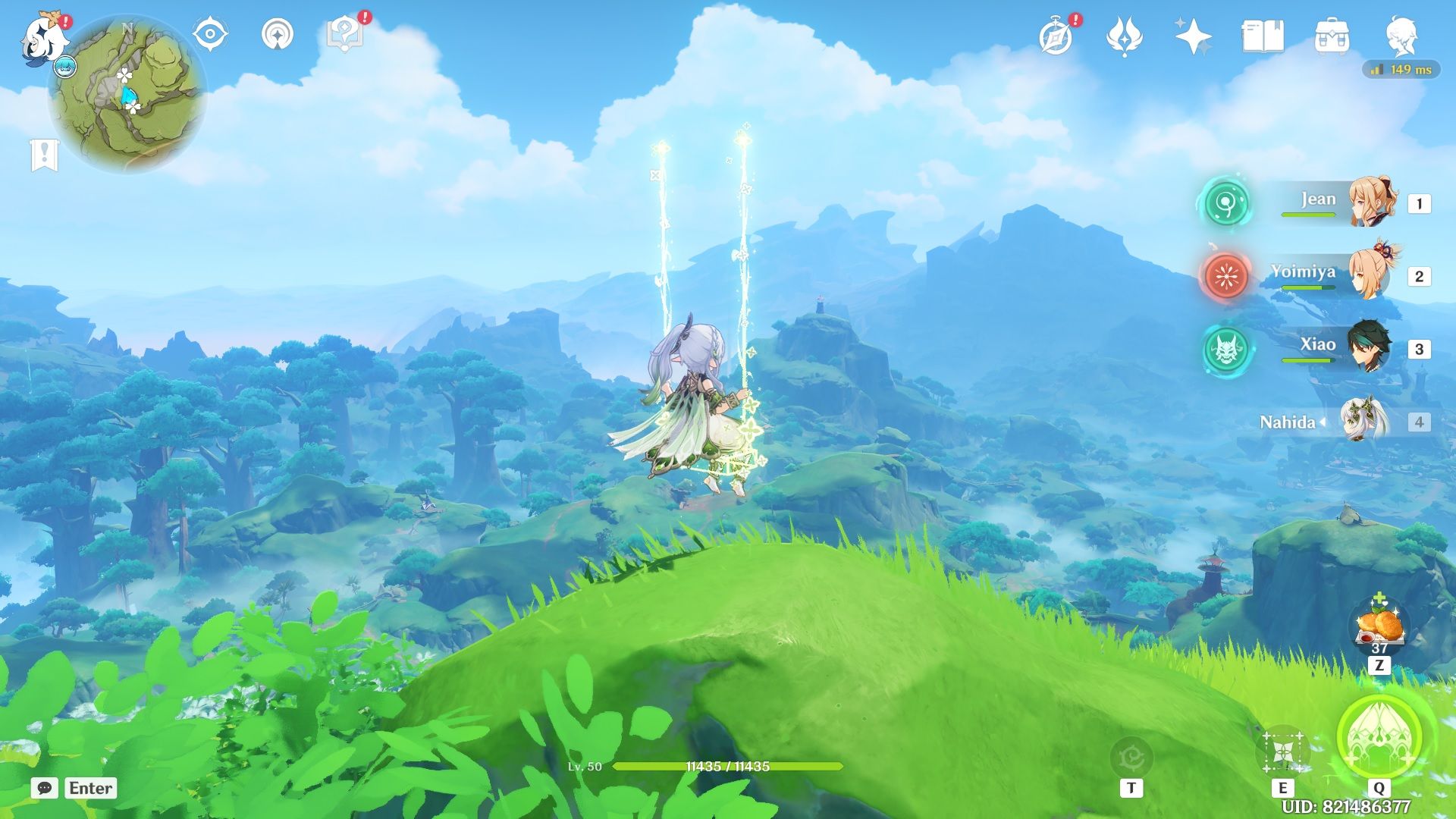 Nahida simply enjoying sumeru's lush environment Genshin Impact | HoYoLAB