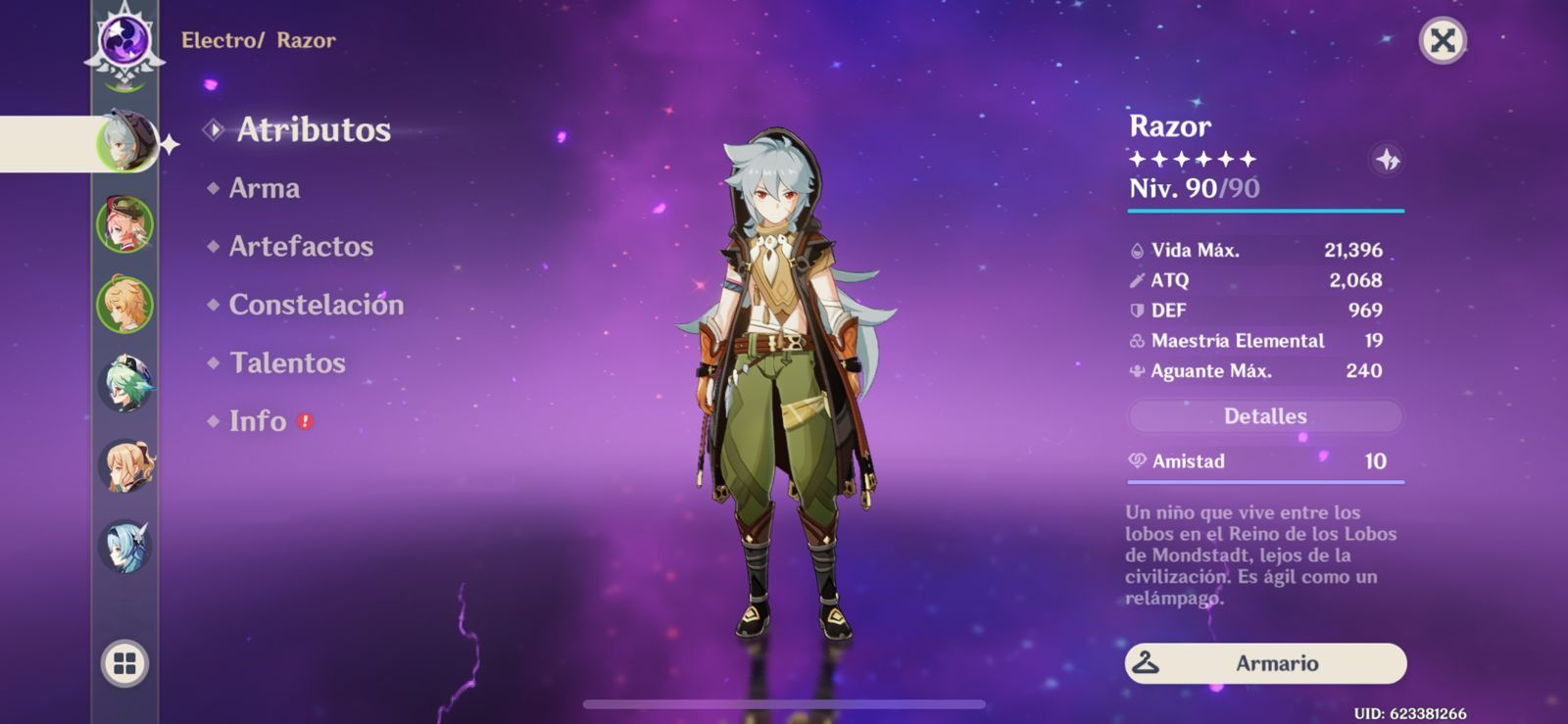 Ayuda!! Necesito la build para razor Genshin Impact | HoYoLAB