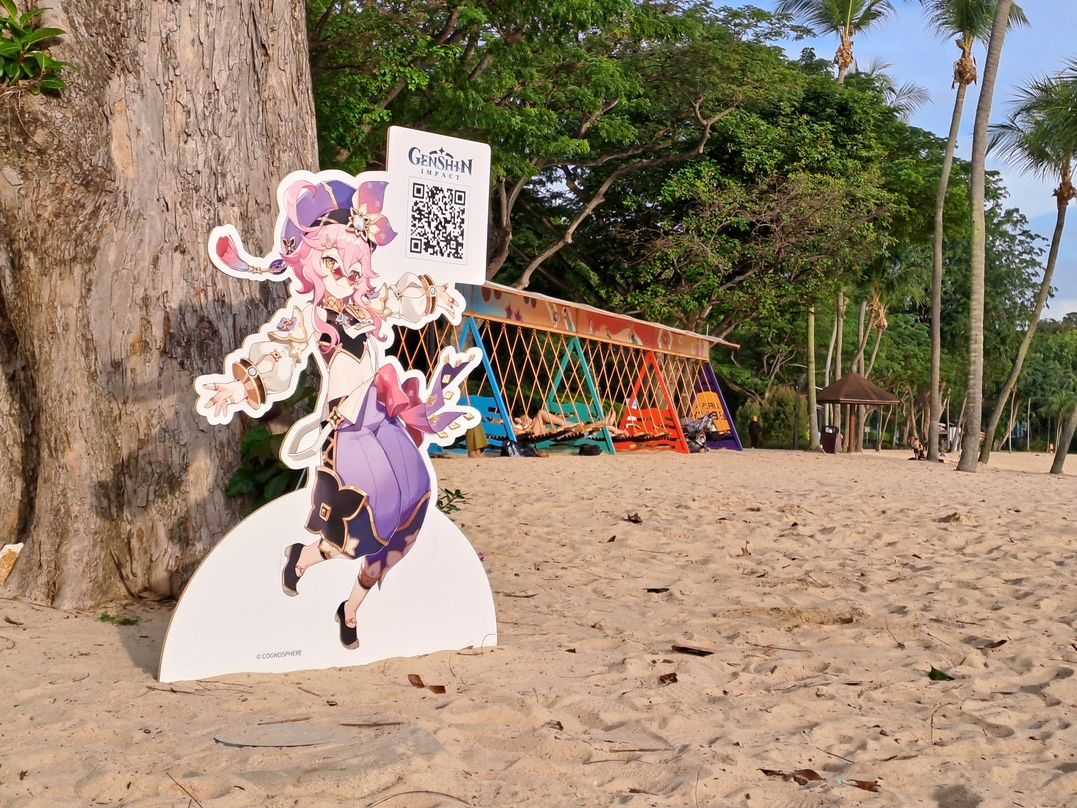 Giant Paimon at the beach! | Genshin Impact | HoYoLAB