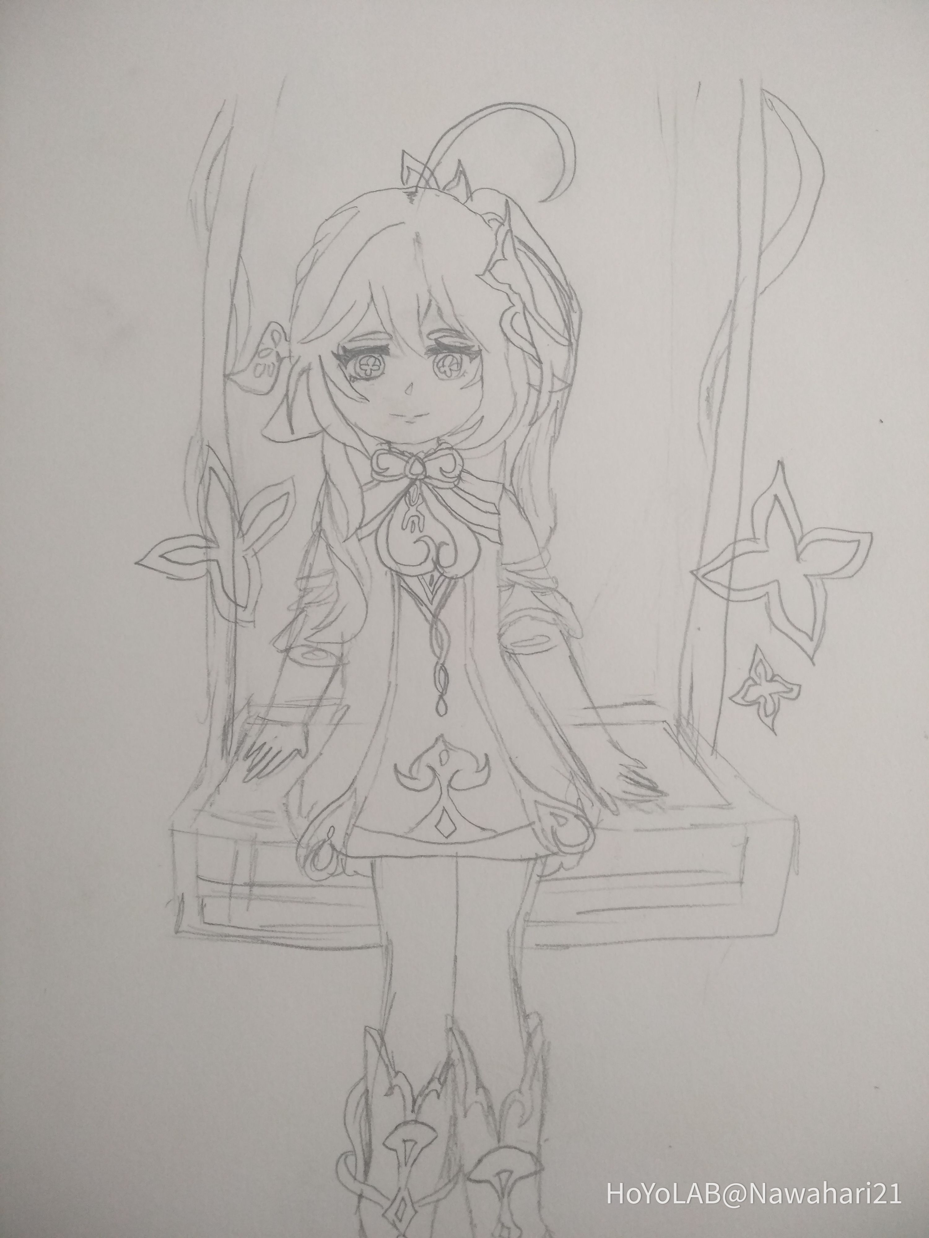 Another drawing project in progress! Genshin Impact | HoYoLAB