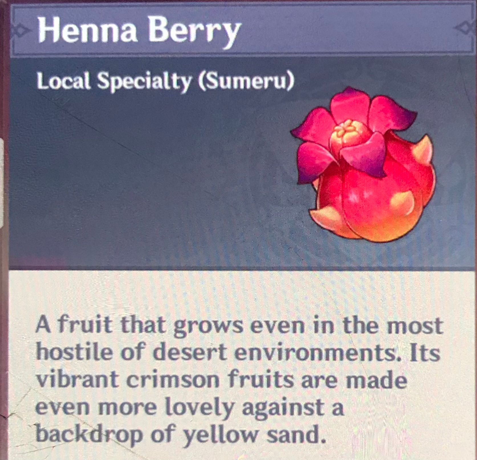Henna Berry or Redcrest? Genshin Impact | HoYoLAB