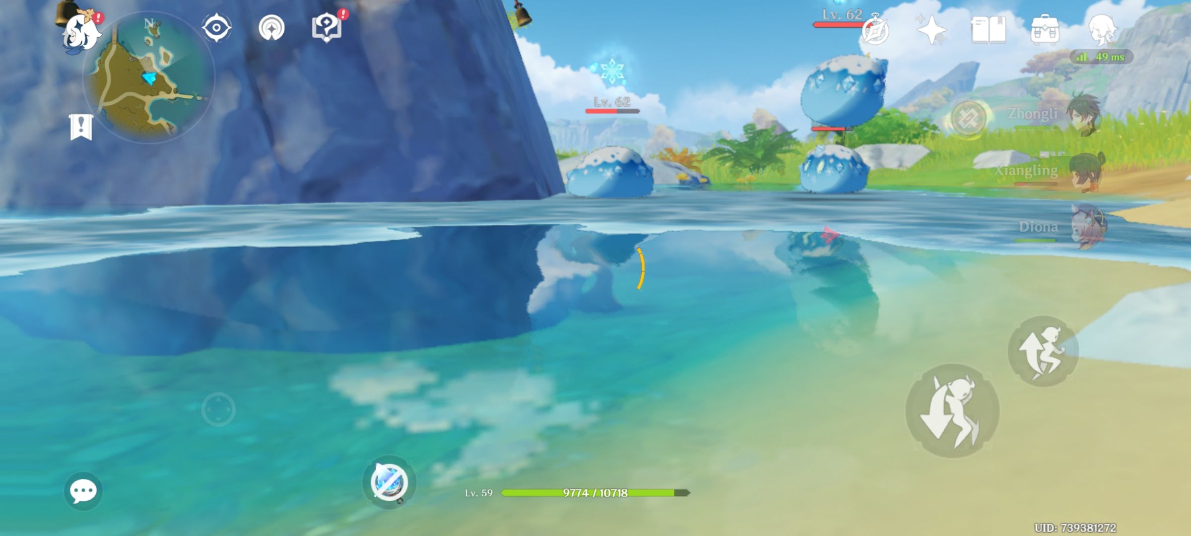 Hiding under water Genshin Impact | HoYoLAB