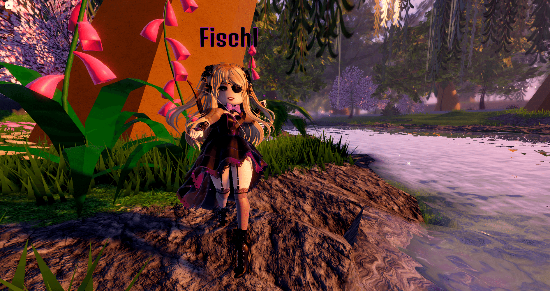 Made a Fischl cosplay in Royale High! Genshin Impact | HoYoLAB