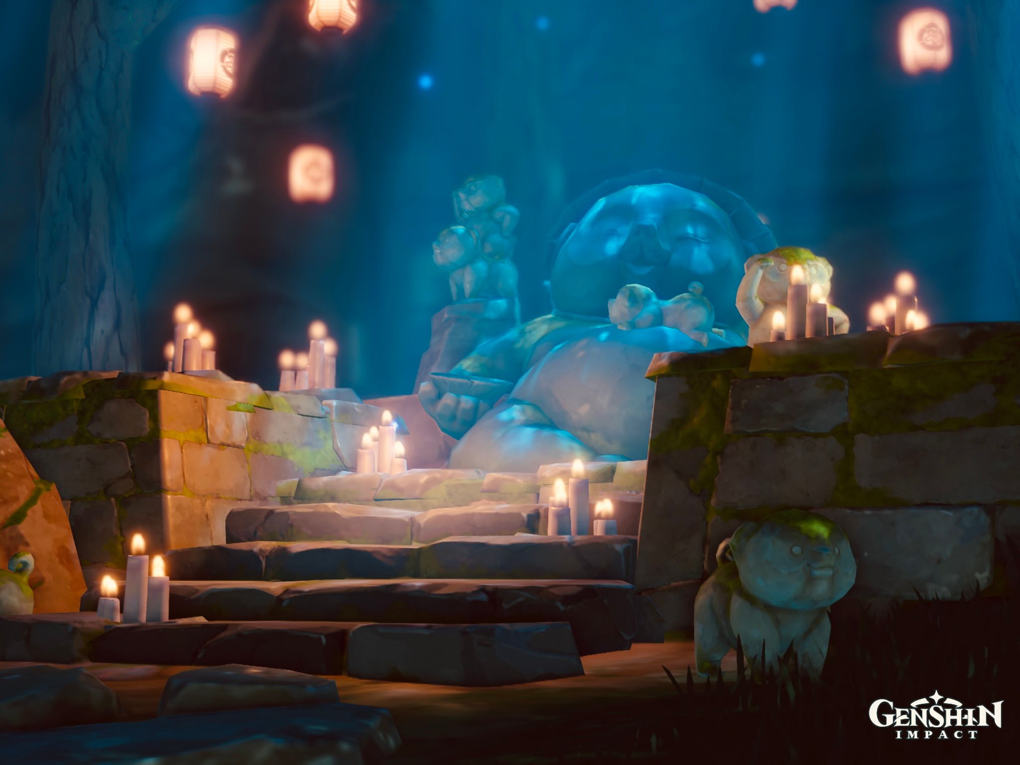 Shrine with Candles (dark/white) Genshin Impact | HoYoLAB