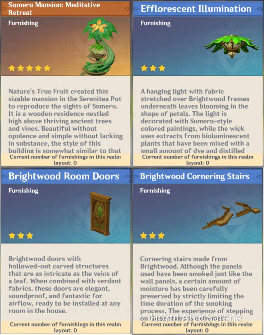 [Version 3.2] All New Sumeru Furnishings + 2 Secret Aranara Furnishings ...