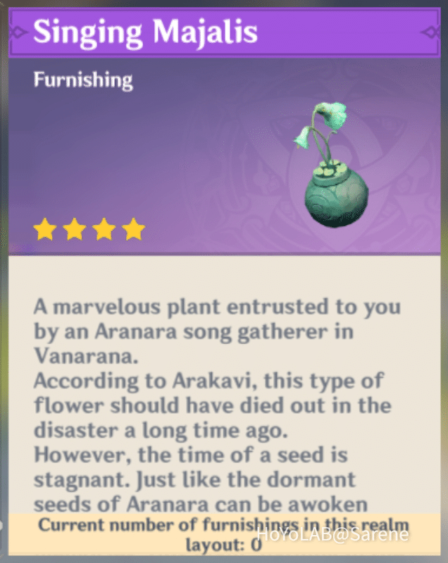 [Version 3.2] All New Sumeru Furnishings + 2 Secret Aranara Furnishings ...