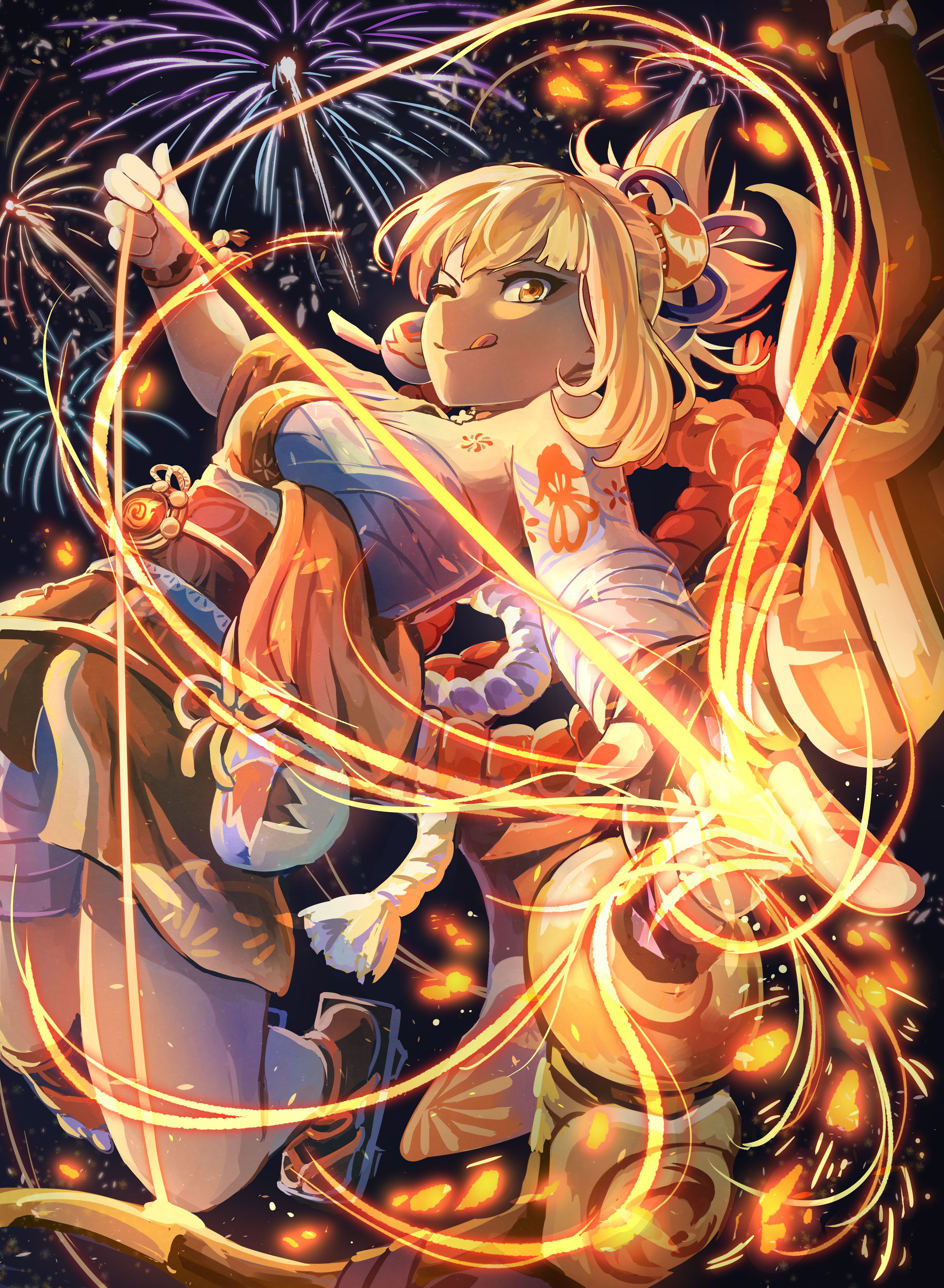 The Fireworks had begun Genshin Impact | HoYoLAB