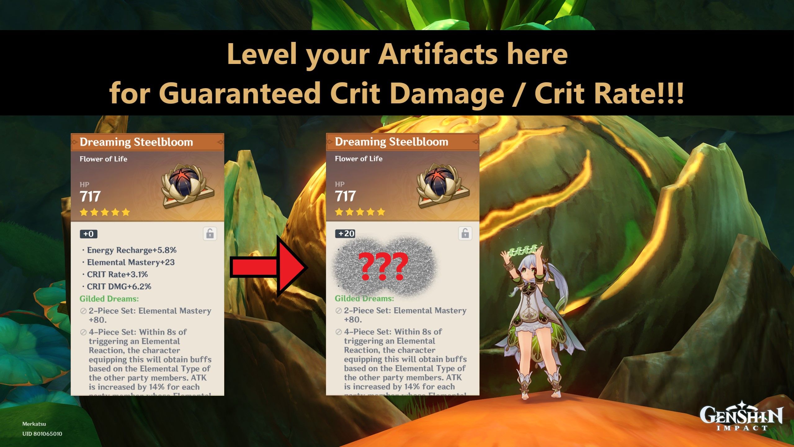 Upgrade your artifacts here! - Secret Spot! Guaranteed! Genshin Impact | HoYoLAB