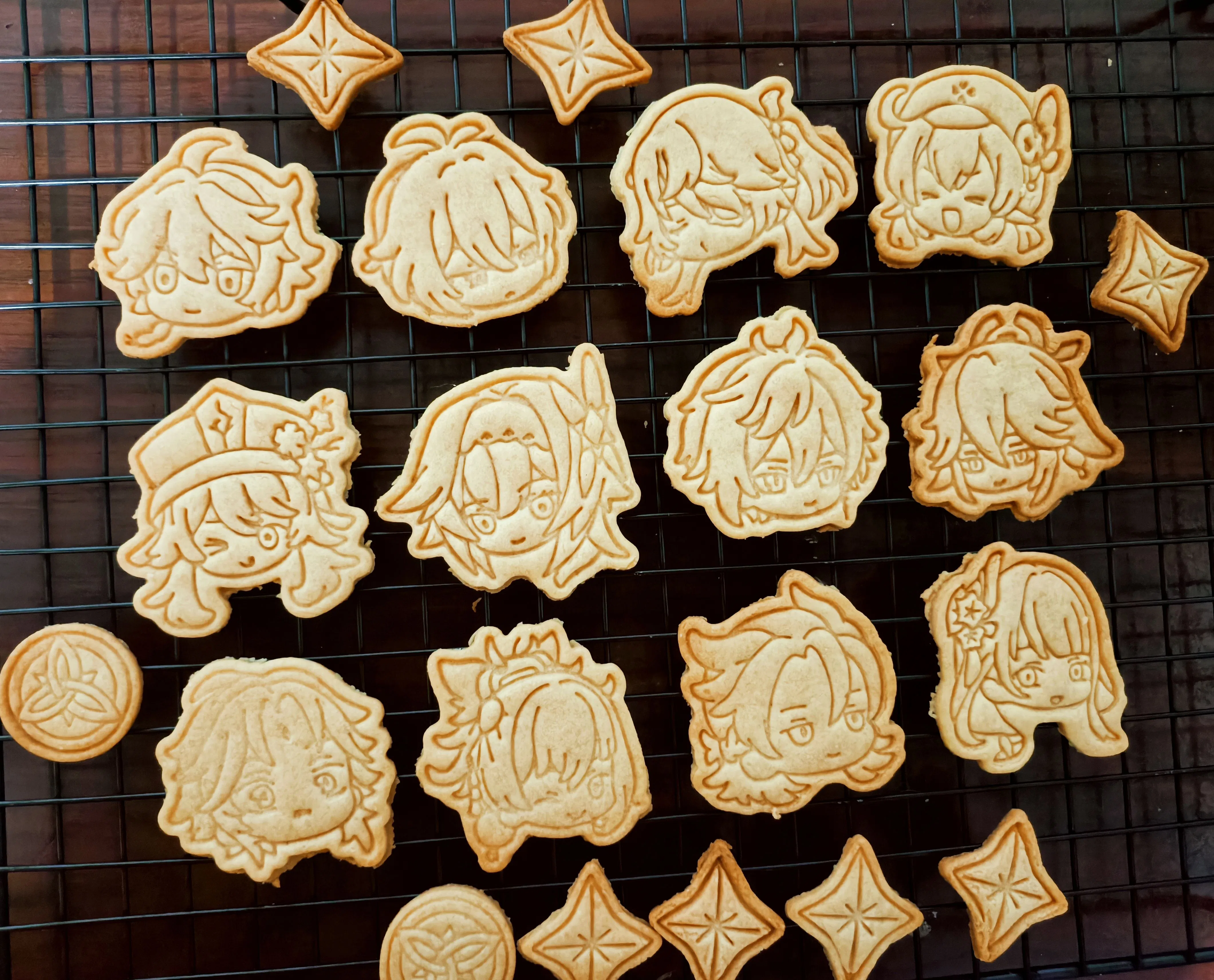 I baked genshin cookies today. 🥺 ️‍🔥 Genshin Impact | HoYoLAB