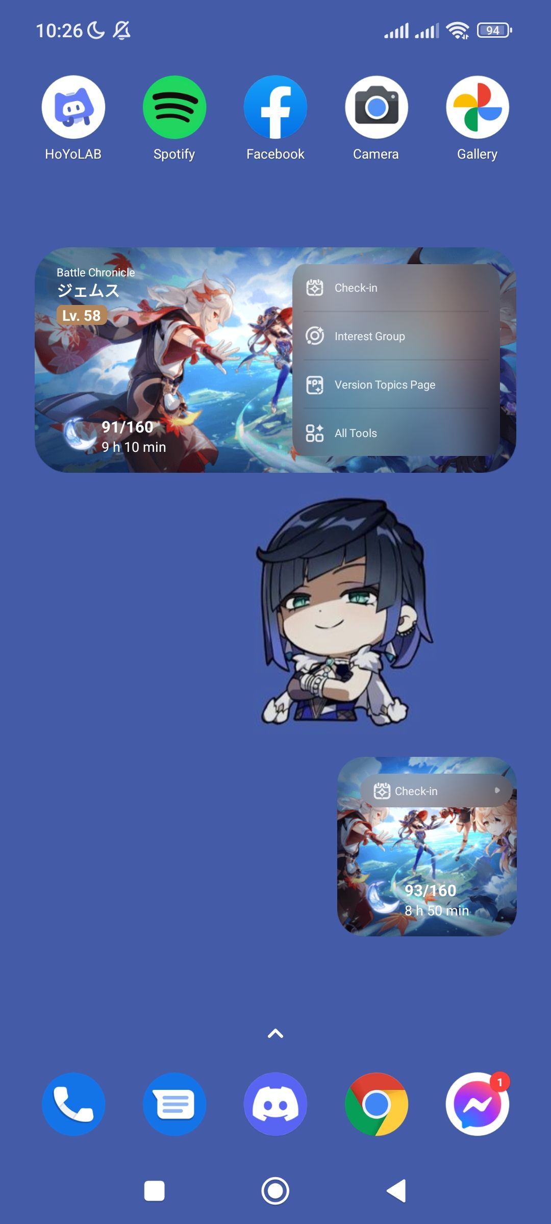 Widget Bug? or just me? Genshin Impact | HoYoLAB