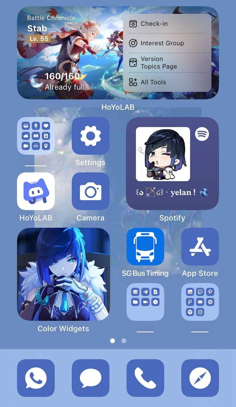 New HoYoLAB widget! Genshin Impact | HoYoLAB