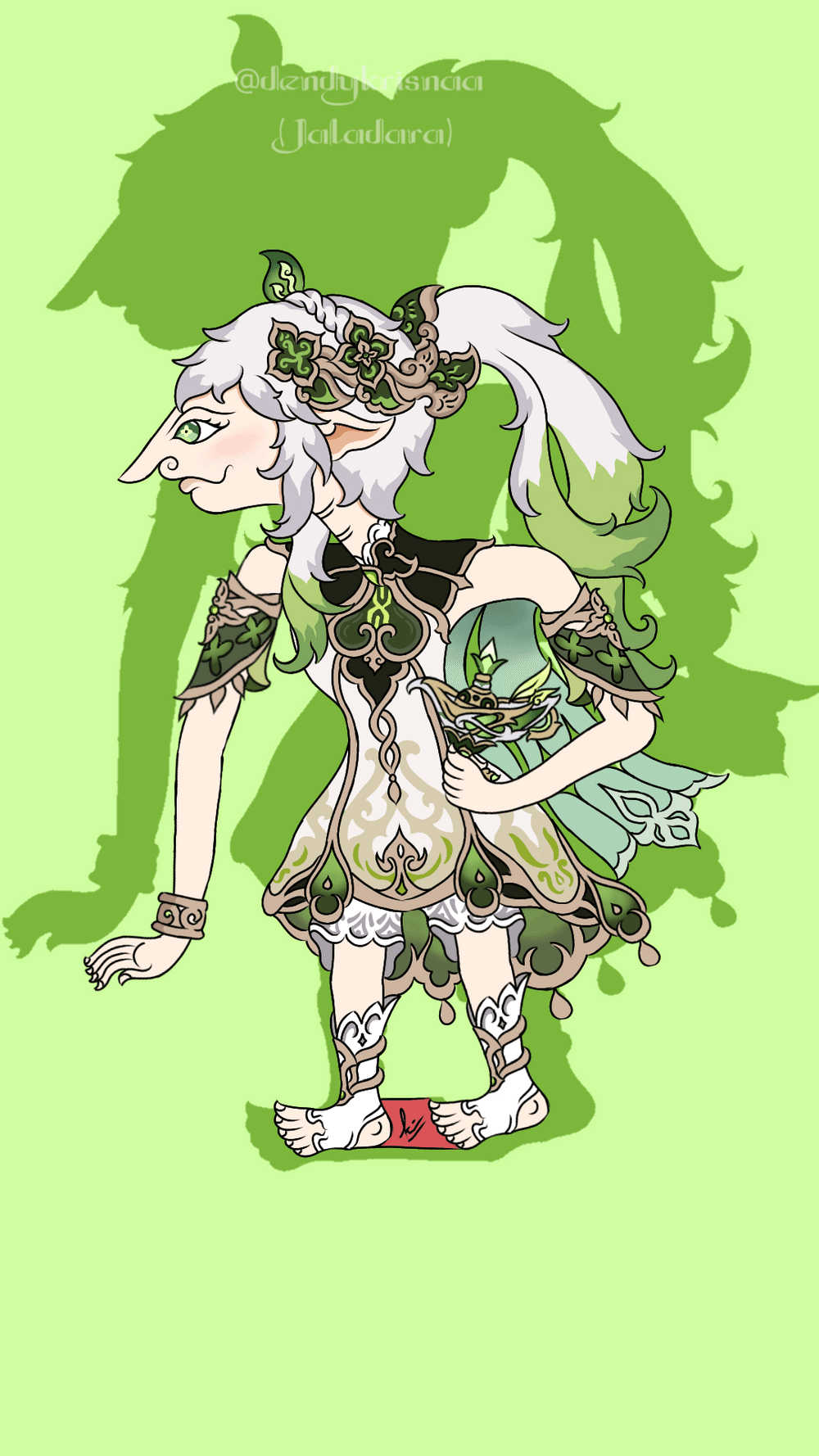 Fanart Wayang Nahida (Lesser Lord Kusanali) Genshin Impact | HoYoLAB
