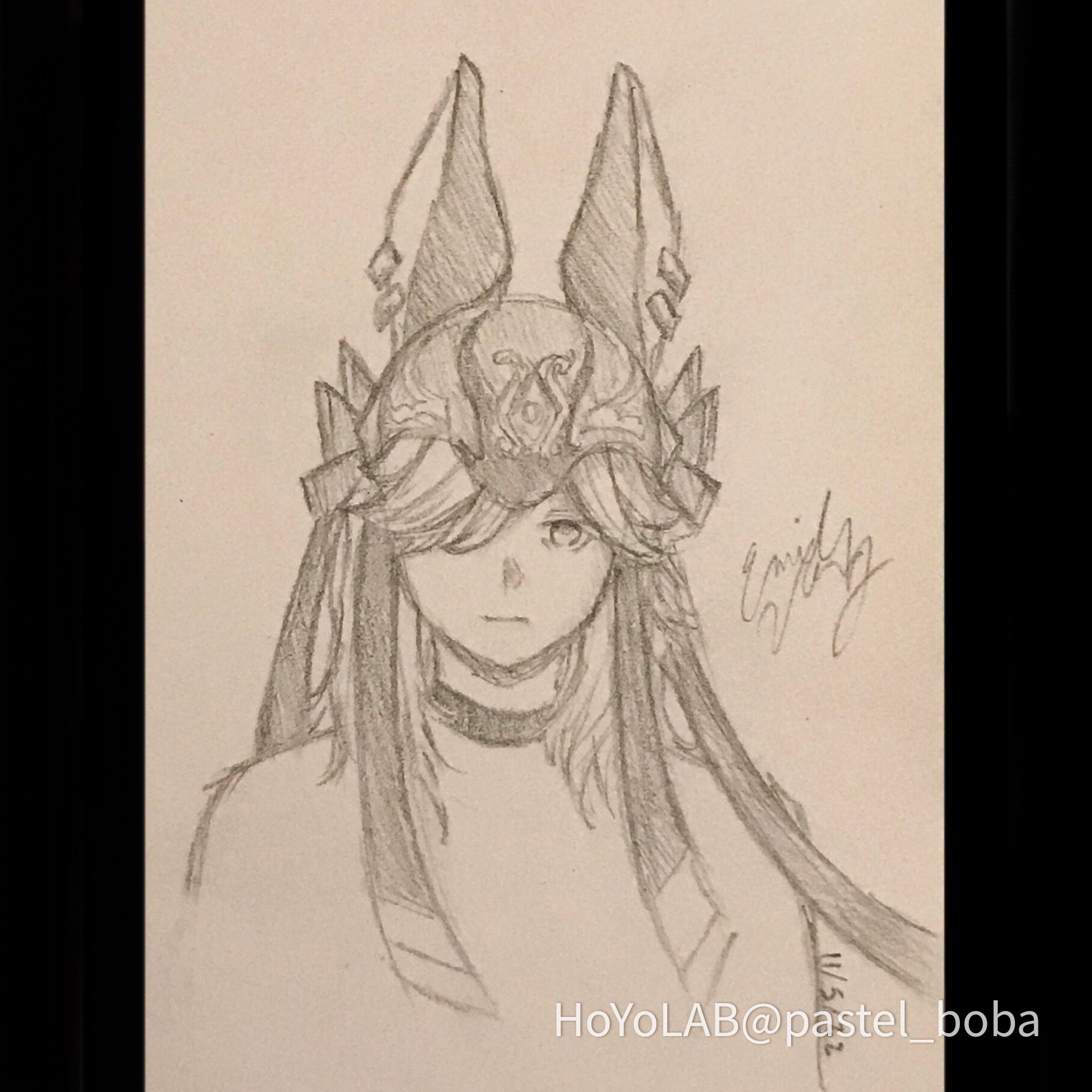 Cyno sketch Genshin Impact | HoYoLAB