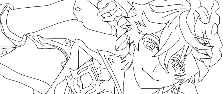 Child & Xiao Outline Genshin Impact | HoYoLAB