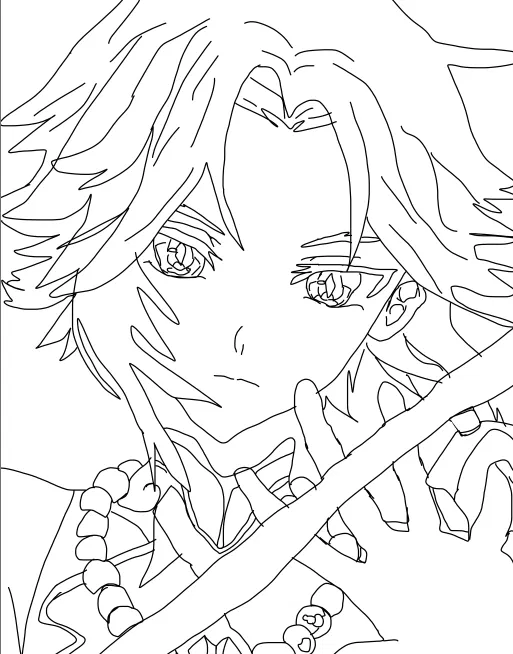 Child & Xiao Outline Genshin Impact | HoYoLAB