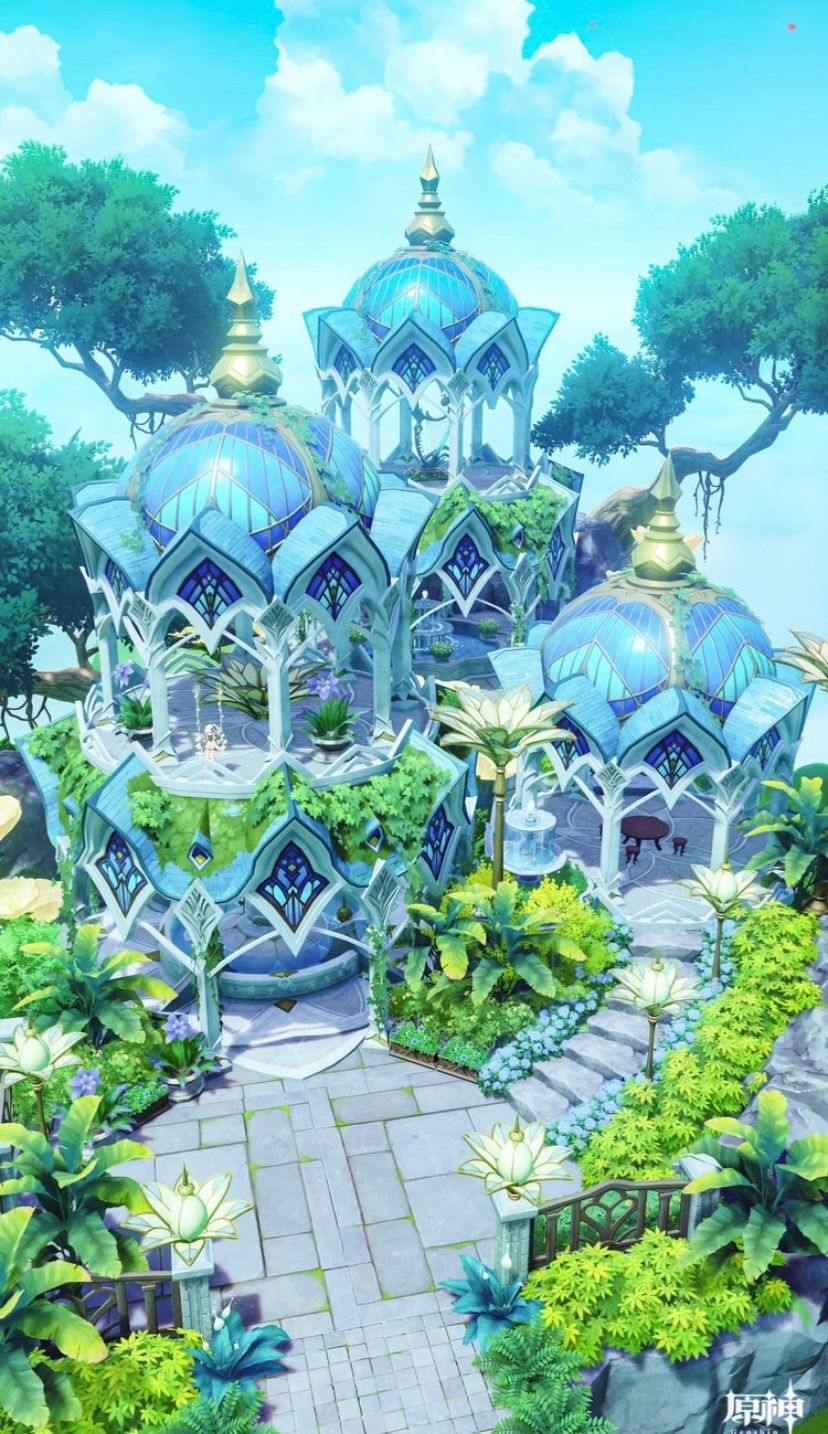 Beautiful design We support artists and developers🫶🏻💚.. Genshin Impact ...