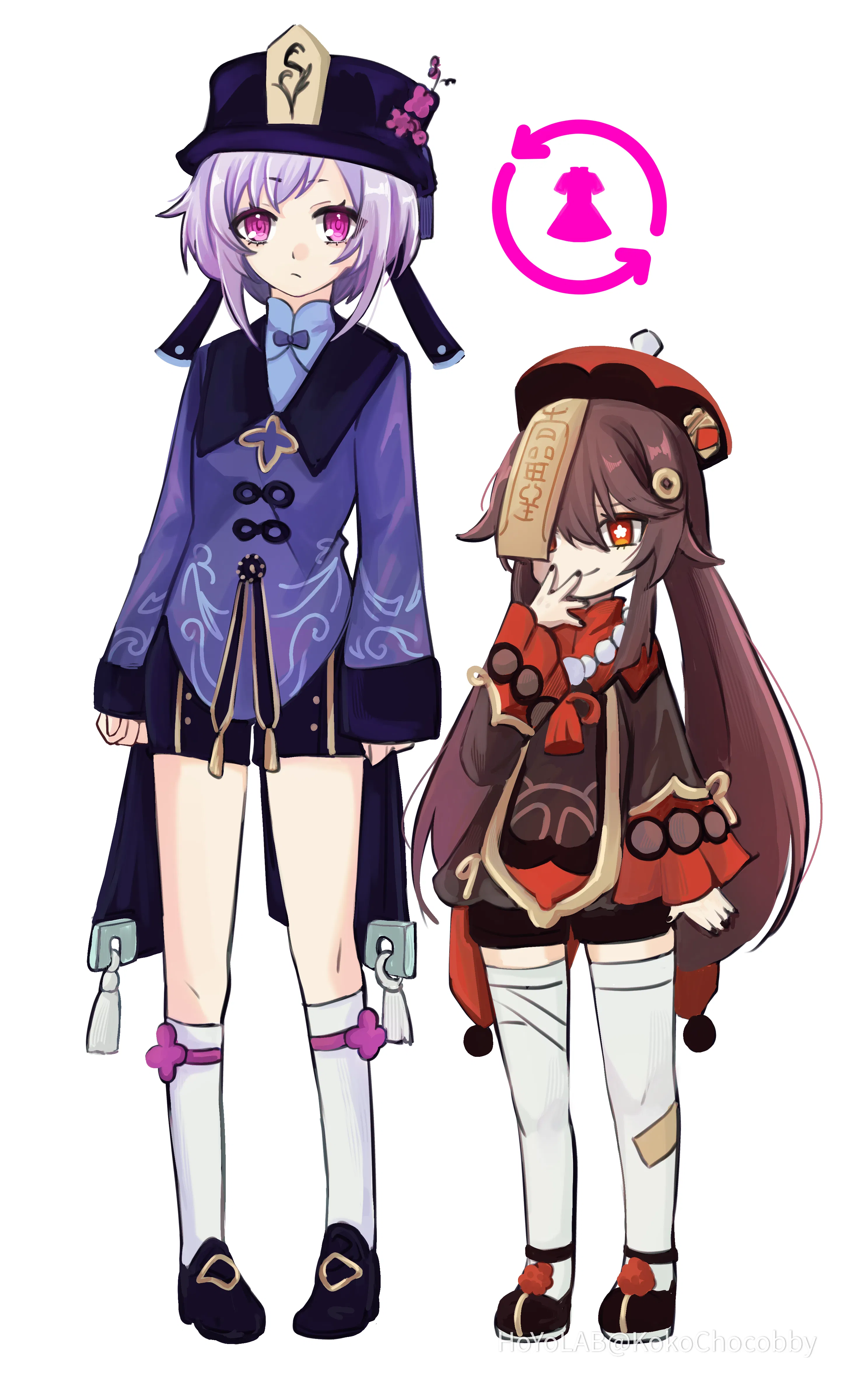 Hutao ⇄ Qiqi 2 Genshin Impact | HoYoLAB