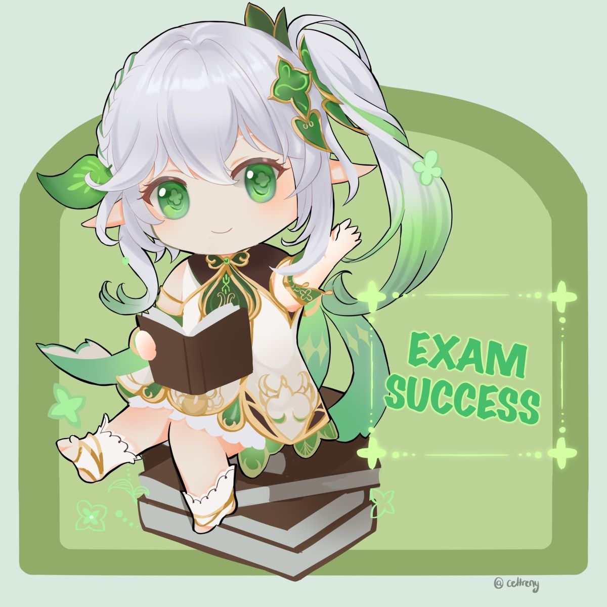 Nahida wishes everyone good luck Genshin Impact | HoYoLAB